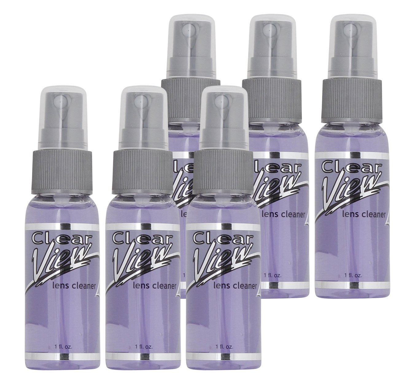 Eyeglass Lens Cleaner Spray 6 Pack of 1oz Clear View Glasses Cleaning ...