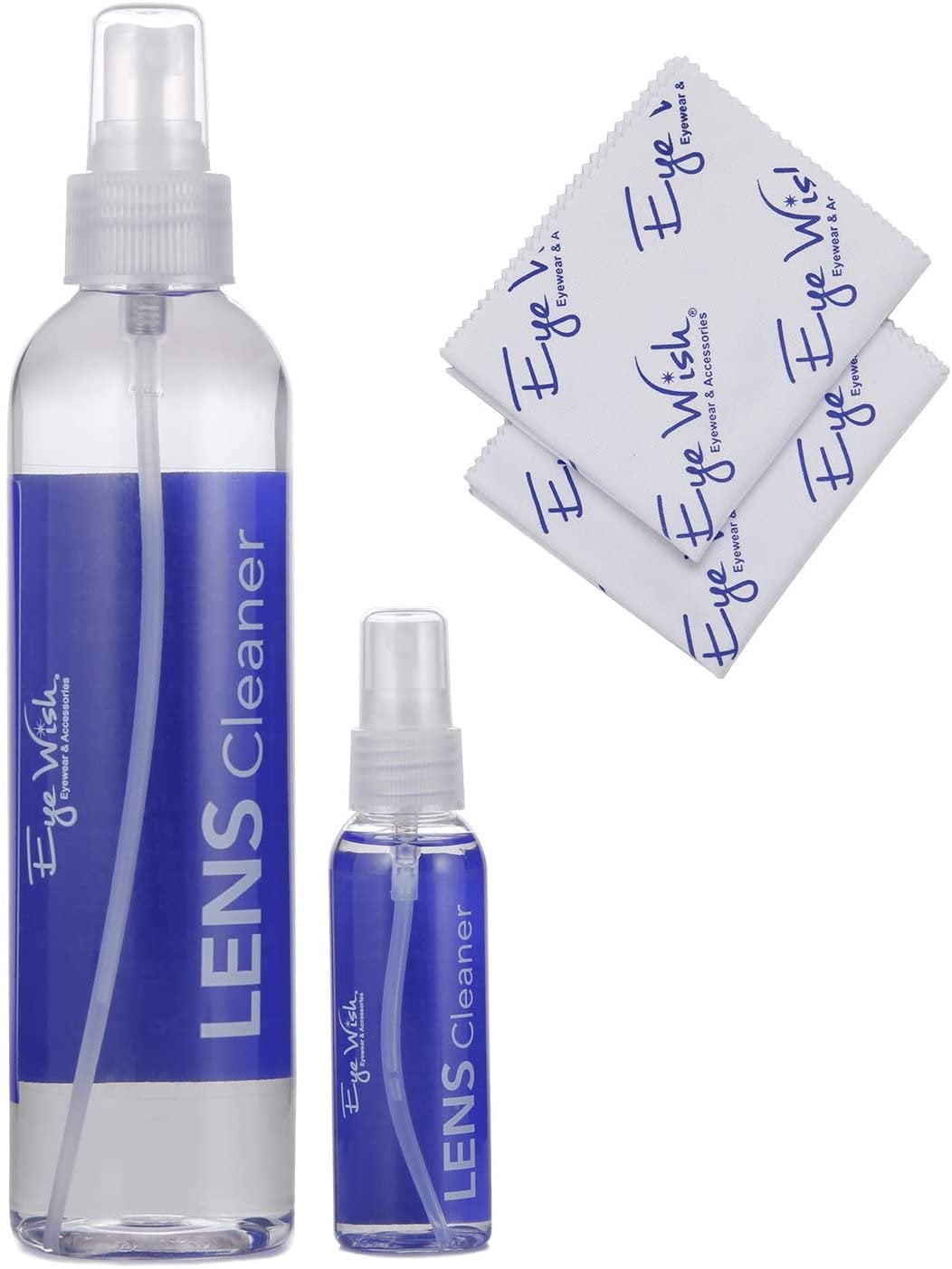 Eyeglass Lens Cleaner Spray Pack of 1-8oz & 1-1oz Glasses Cleaning ...