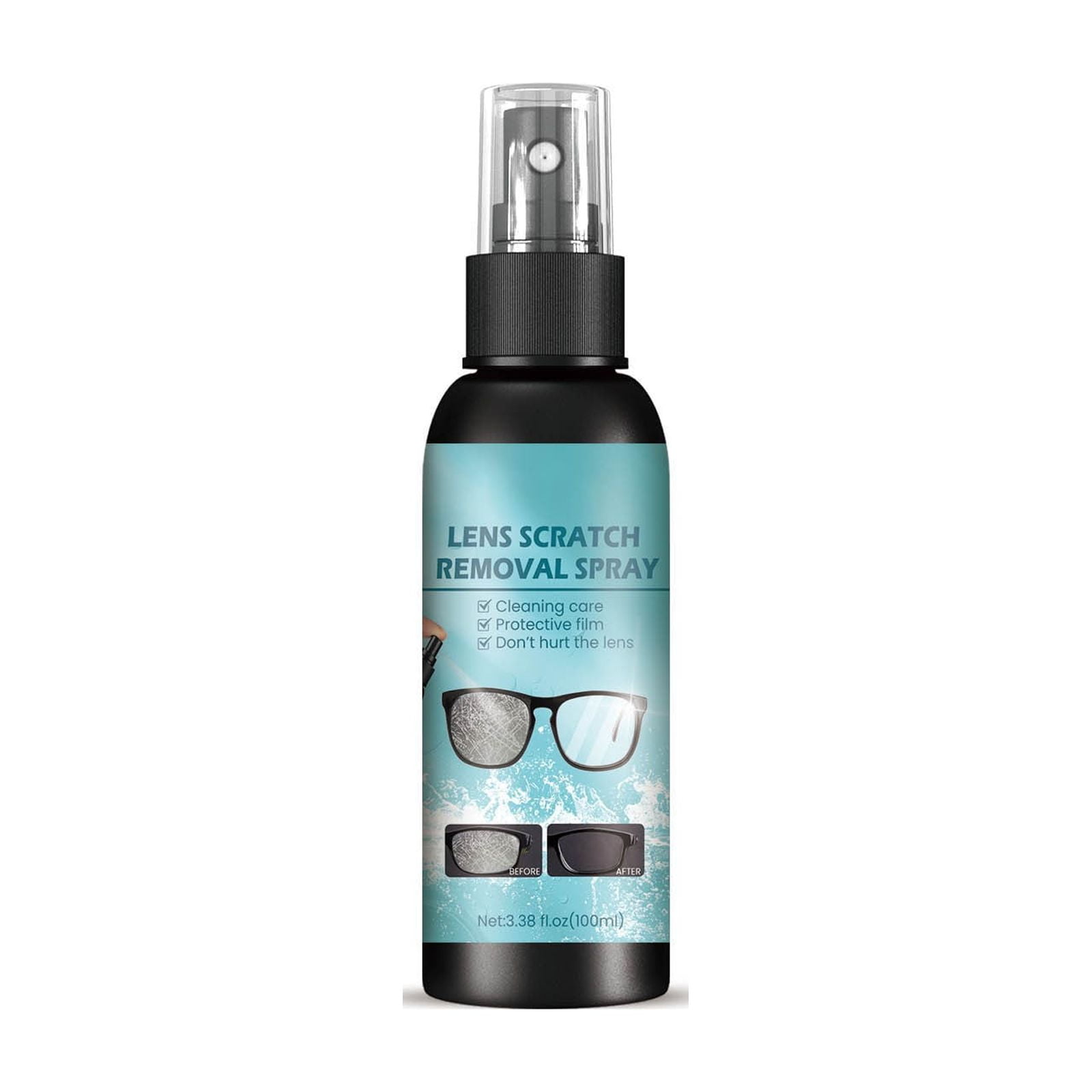 GSKKLQ Eyeglass Lens Scratch Remover Spray, 100ml Water-Repellent ...