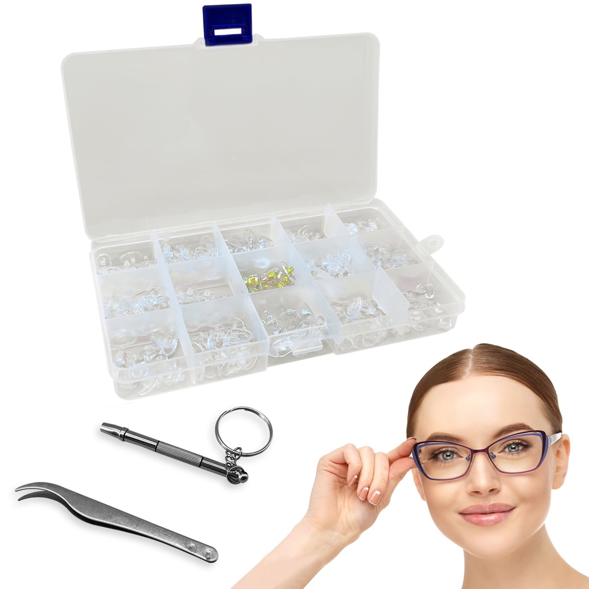 Eyeglass Nose Pads Soft PVC Nose Pads Transparent Nose Pads for Glasses ...