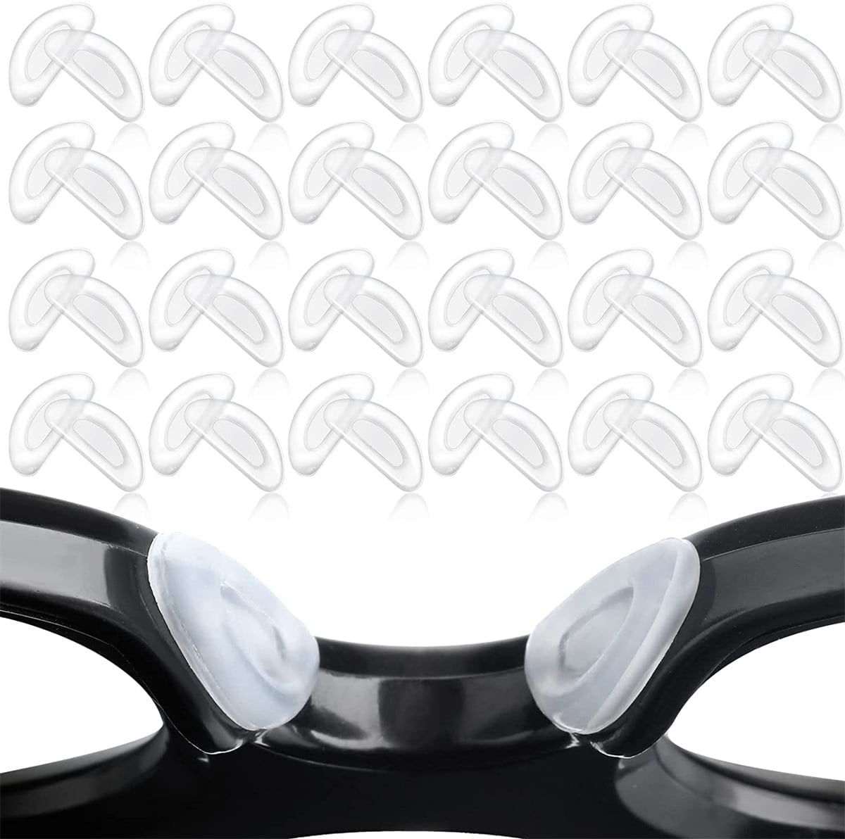 Eyeglass Nose Pads, Soft Silicone Adhesive Air Chamber Glasses Nose ...