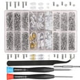 Eyeglass Repair Kit,Eyeglasses Repair Tool Kit with Compact Screw Case ...