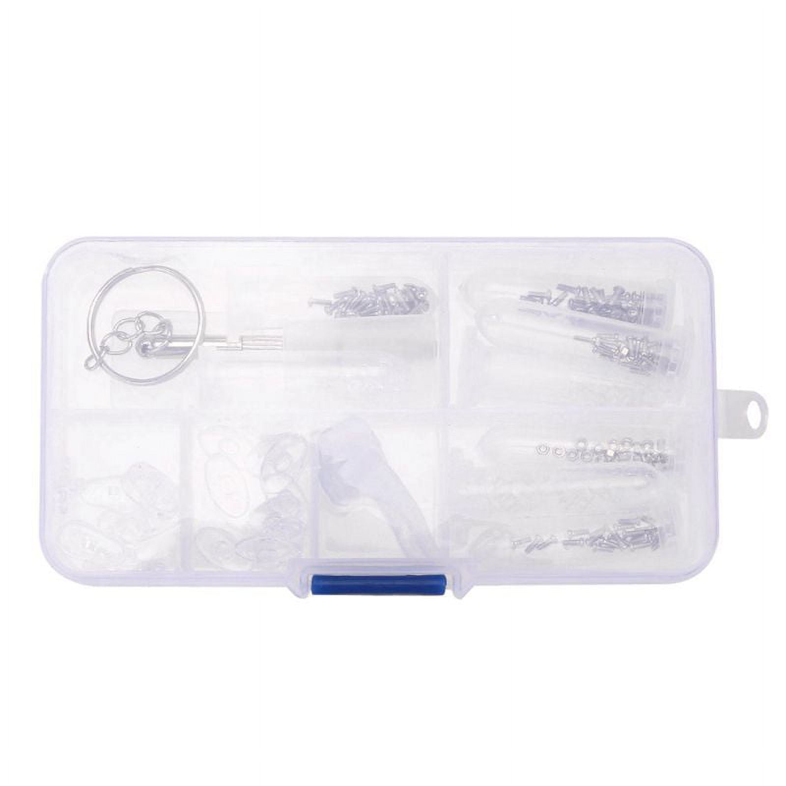 Eyeglass Repair Screws Tool Screw Nut Nose Pad Assortment Set - Walmart.com