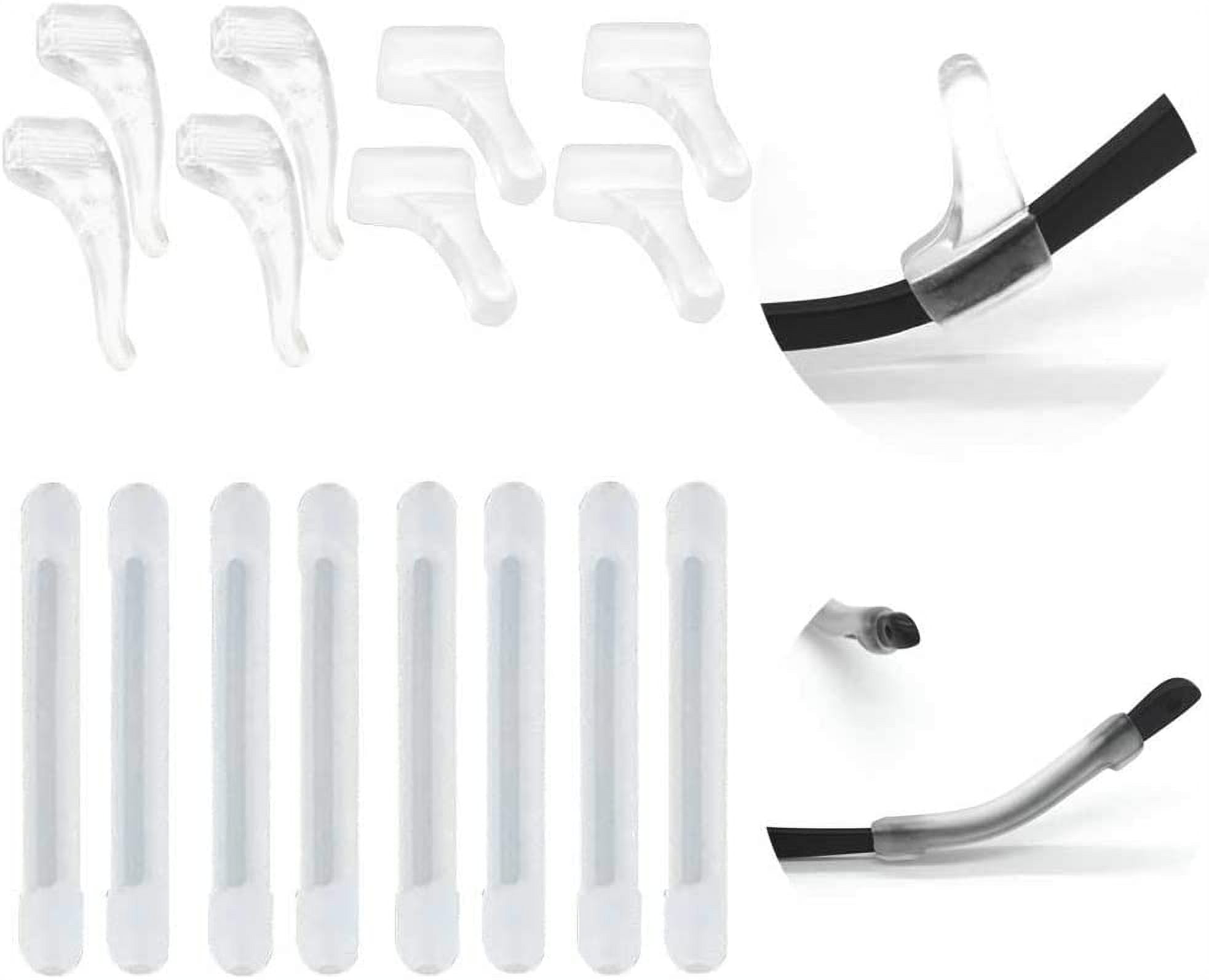 Eyeglass Retainer, [ 8 Pairs Clear Eyeglass Grips], Spectacle Retainers ...