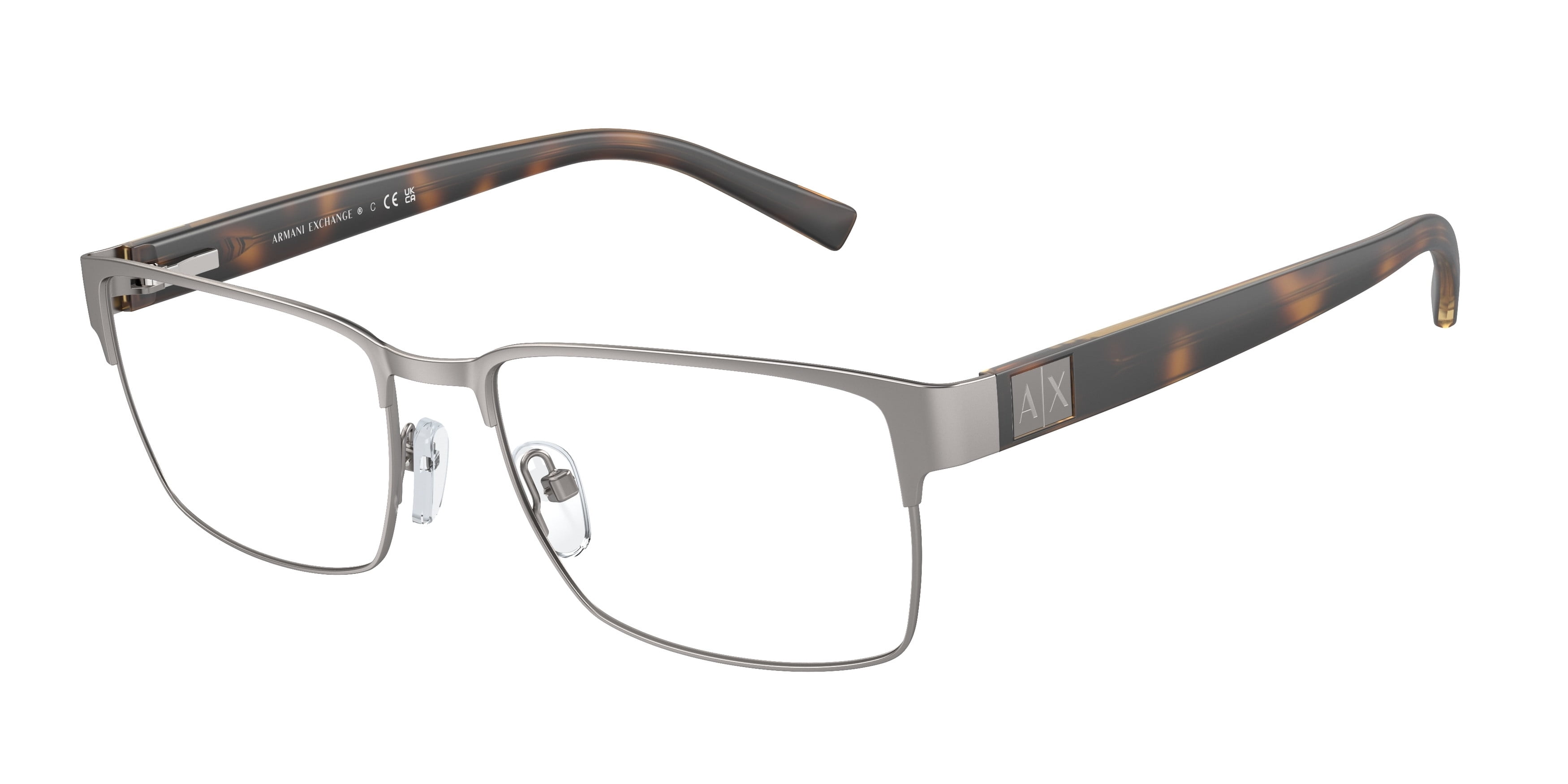 Eyeglasses Armani Exchange AX 1019 6093 Matte Gunmetal - Walmart.com
