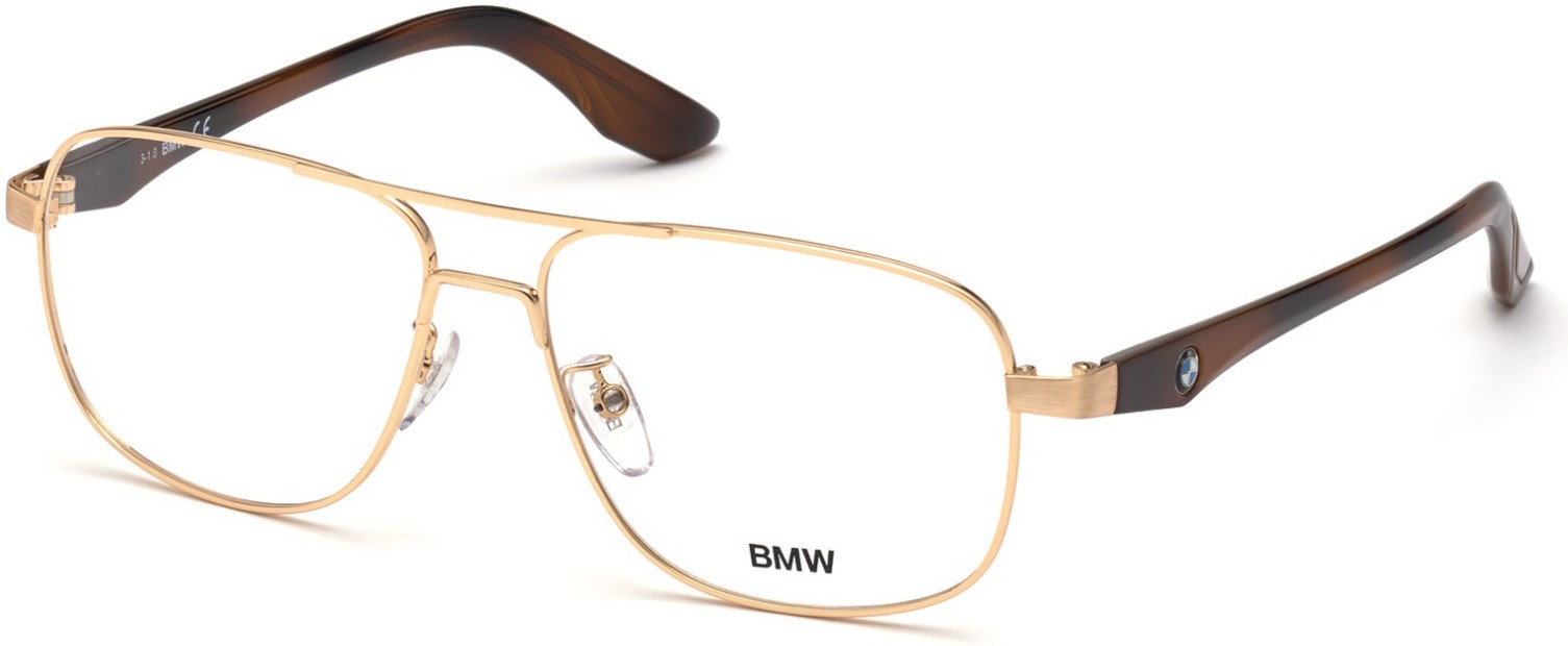 Eyeglasses BMW BW 5019 028 Shiny Rose Gold / Blonde Havana - Walmart.com