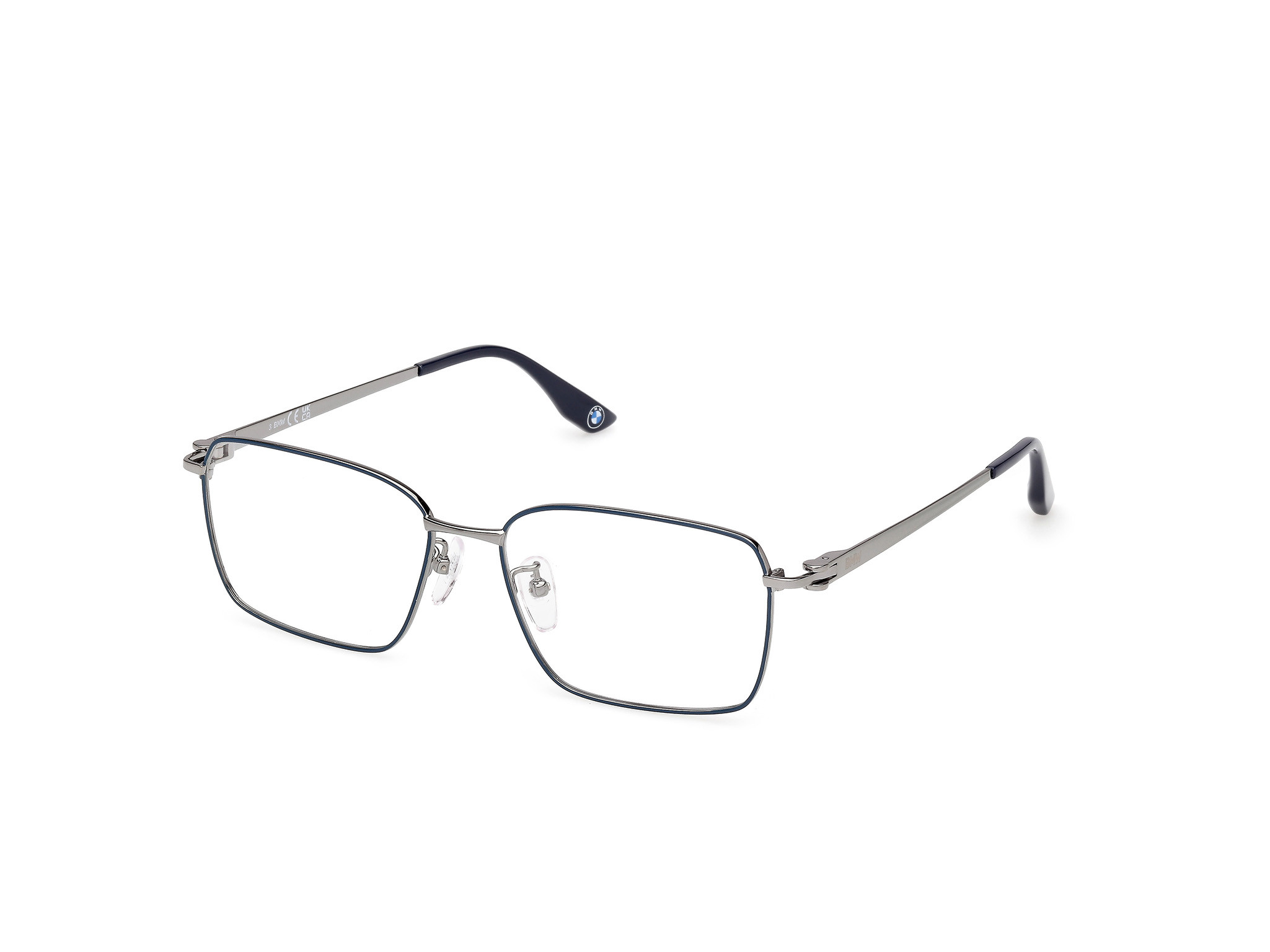 Eyeglasses BMW BW 5097 -H 092 Blue/Monocolor / Shiny Dark Ruthenium ...