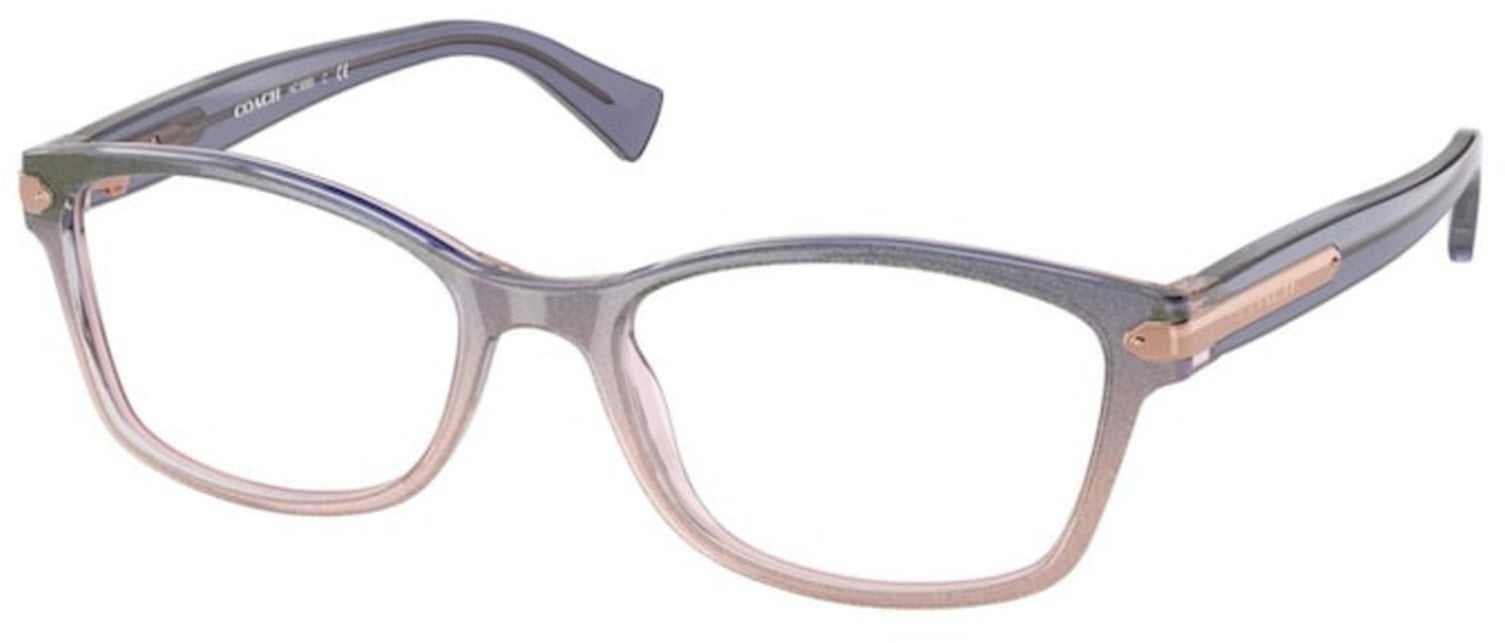 Eyeglasses Coach HC 6065 5554 Shimmer Violet Peach Gradient - Walmart.com