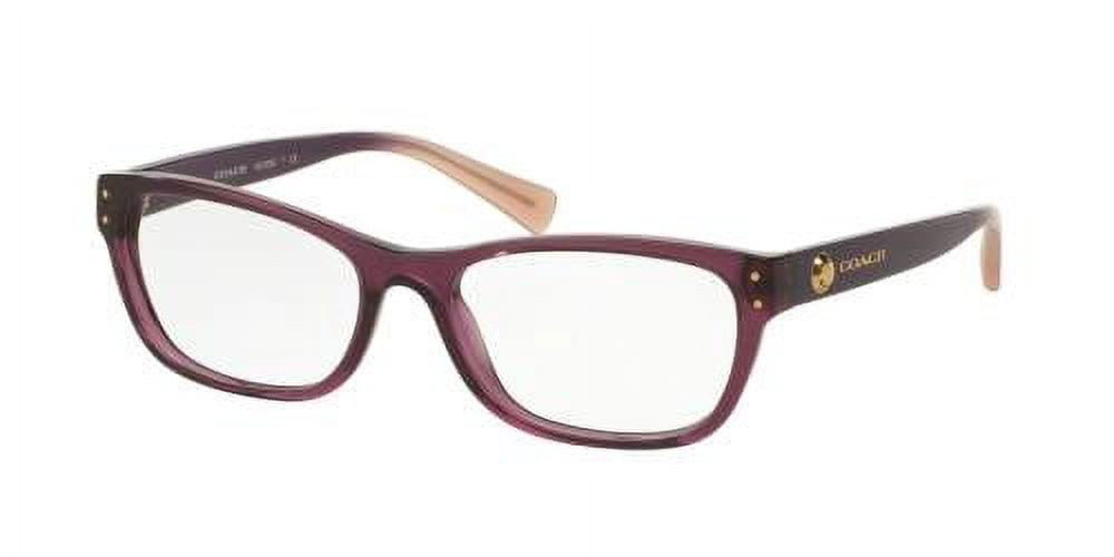 Eyeglasses Coach HC 6082 5351 Transparent Purple - Walmart.com