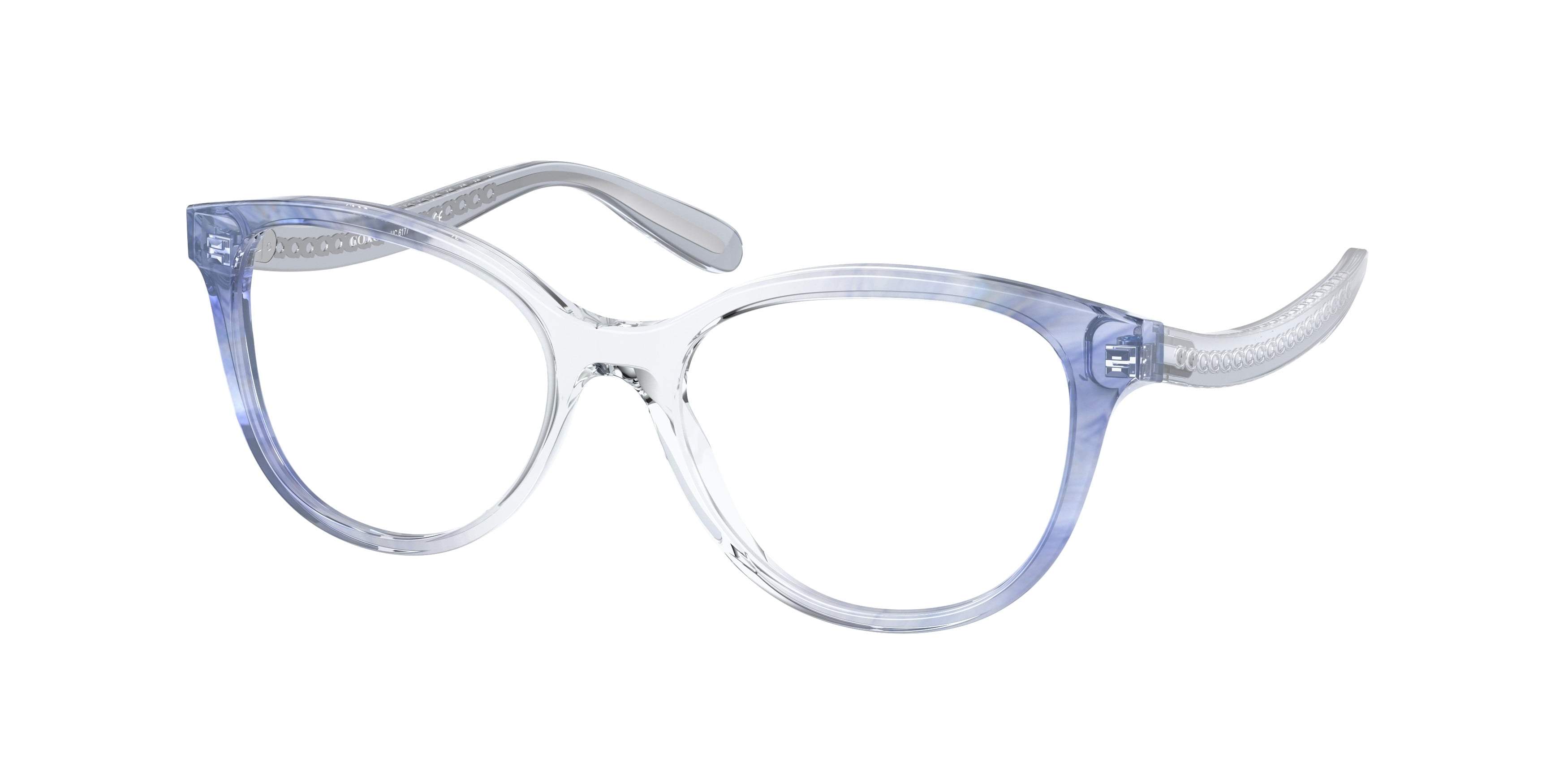 Eyeglasses Coach HC 6177 5655 Transparent Blue Ombre - Walmart.com