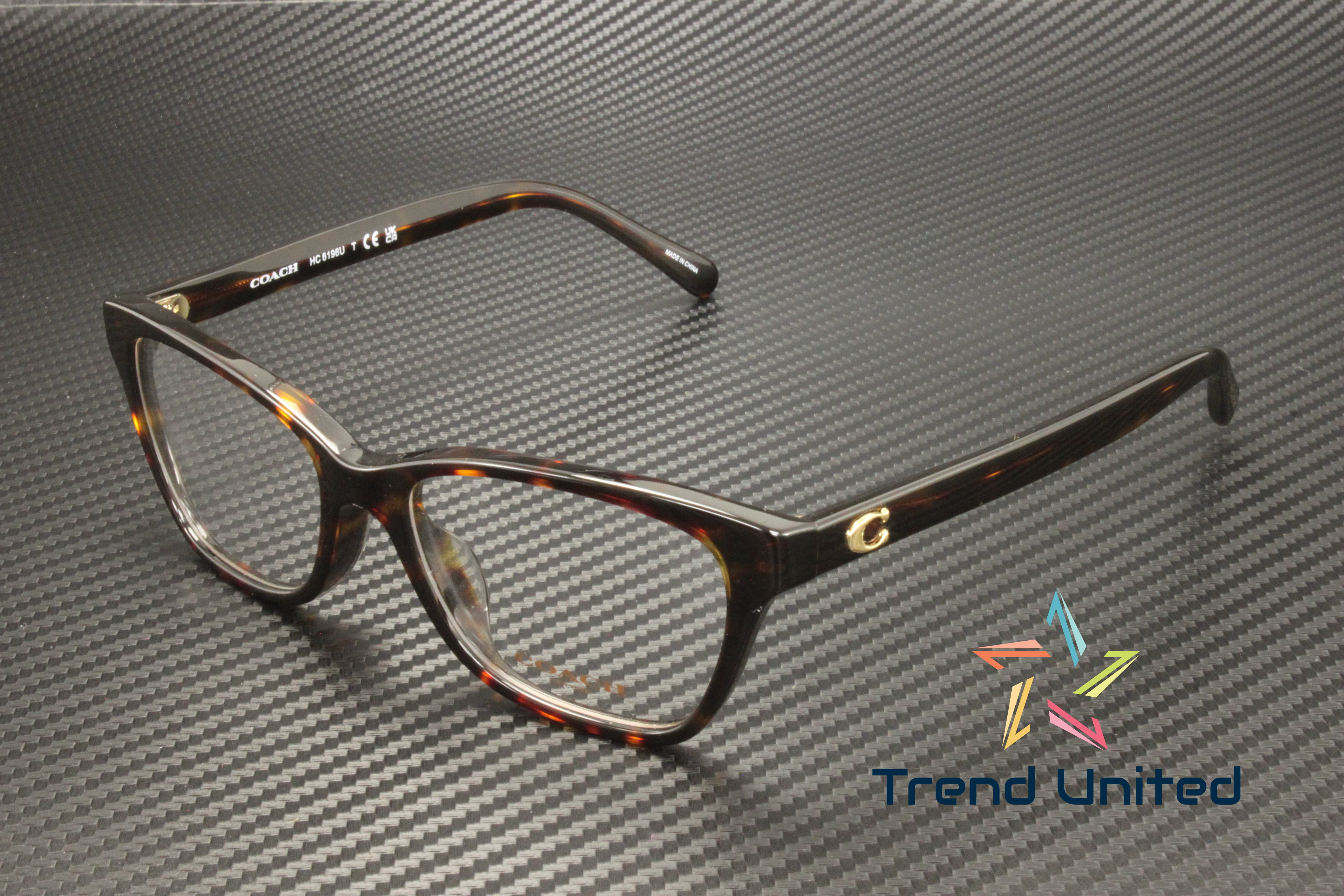 Eyeglasses Coach HC 6196 U 5120 Dark Tortoise - Walmart.com