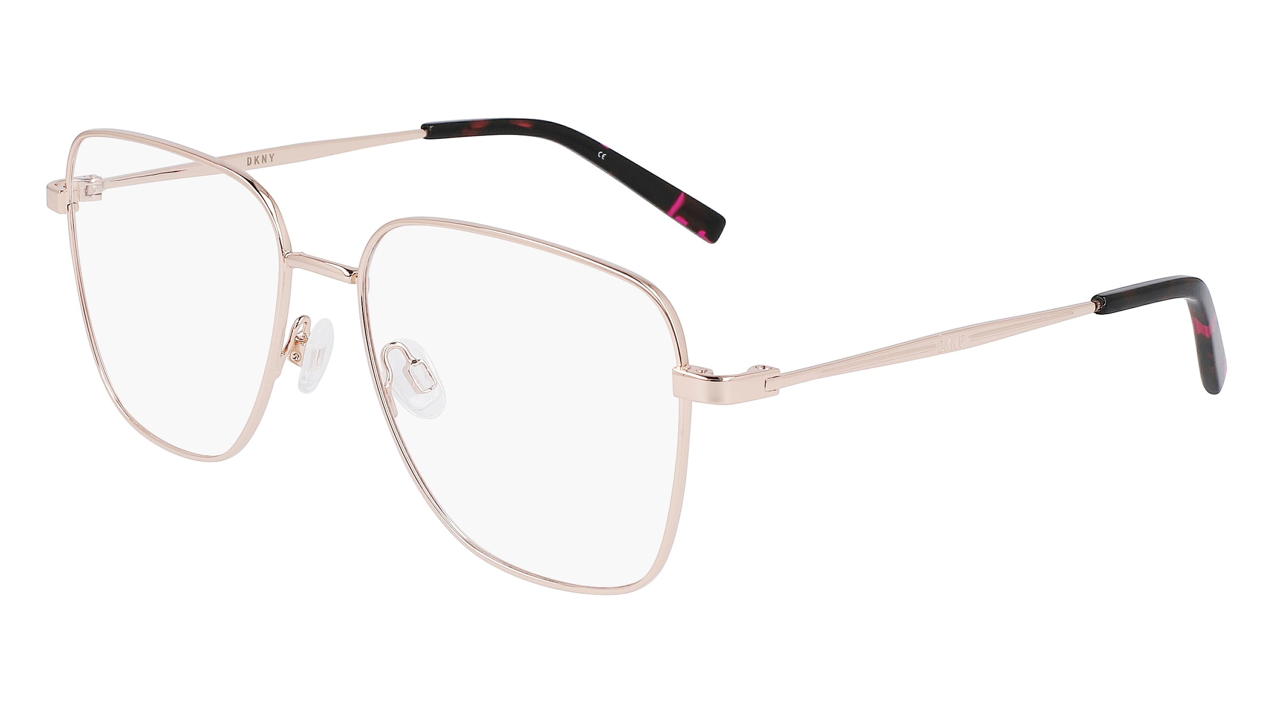 DKNY DK1031 770 Women's Rose Gold Metal Full Rim Frame Eyeglasses ...