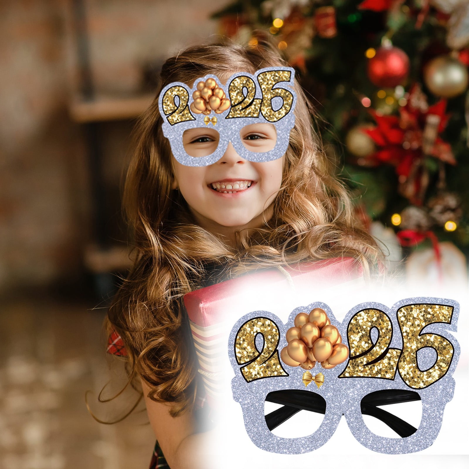 Eyeglasses Decorations 2026 New Year Glasses For New Year's Decorations ...