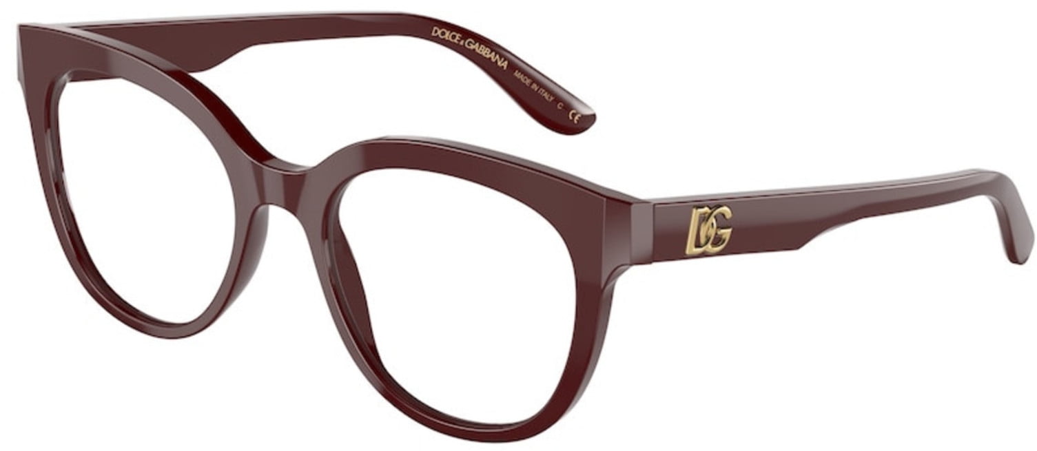 Eyeglasses Dolce & Gabbana DG 3353 3091 Bordeaux - Walmart.com