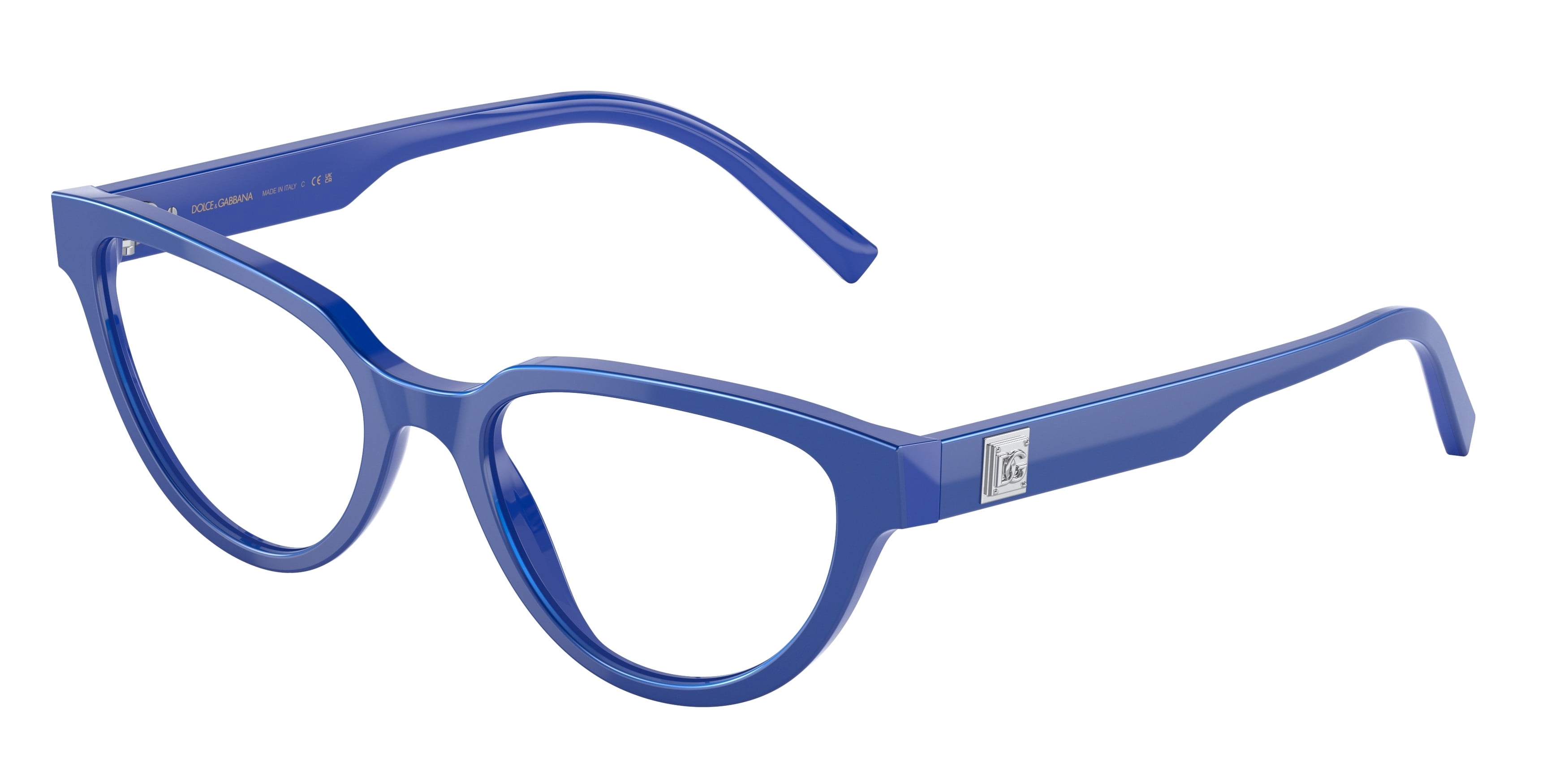Eyeglasses Dolce & Gabbana DG 3358 3378 Metallic Blue - Walmart.com