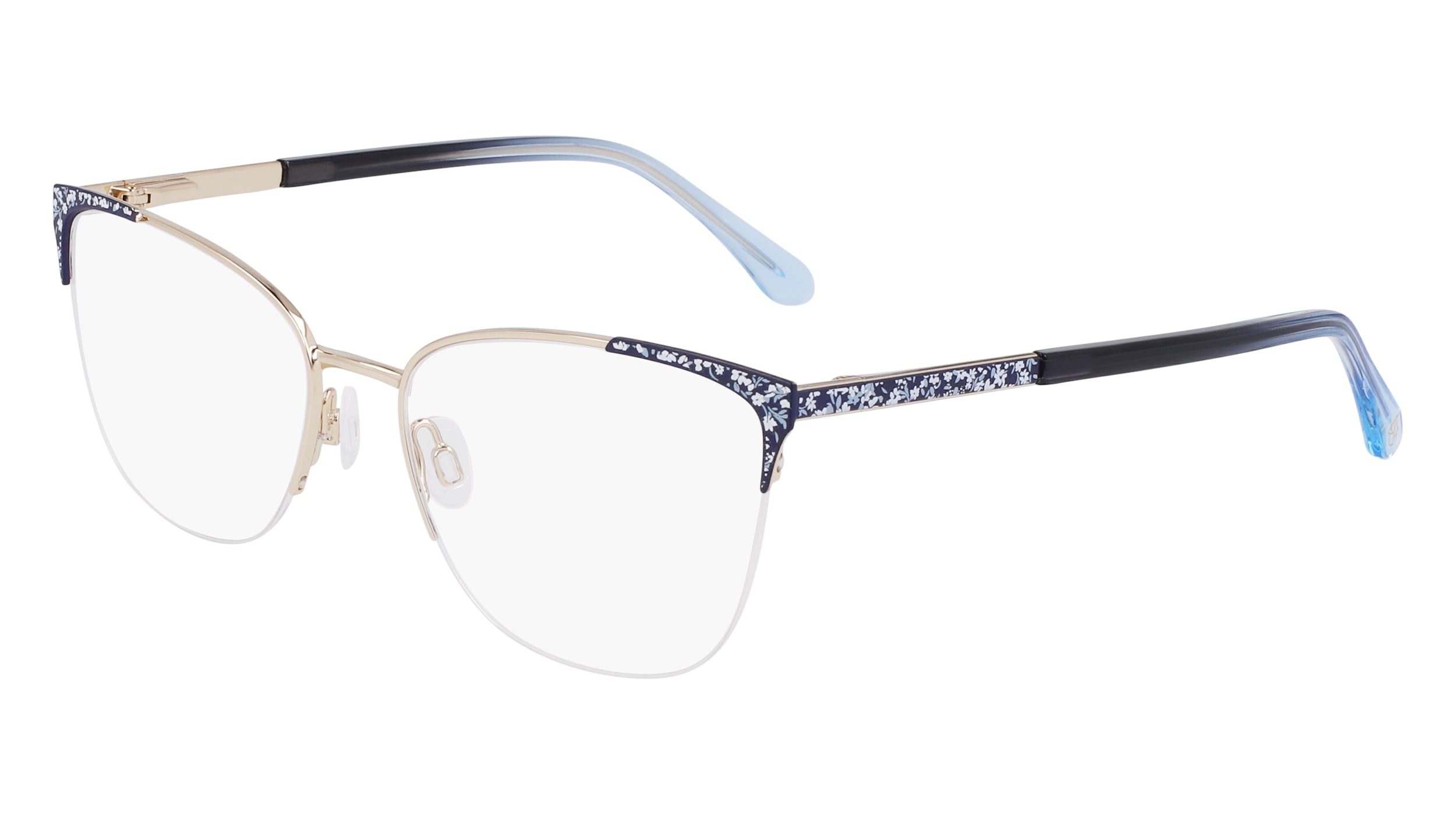 Eyeglasses Draper James DJ 5048 414 Indigo Floral - Walmart.com