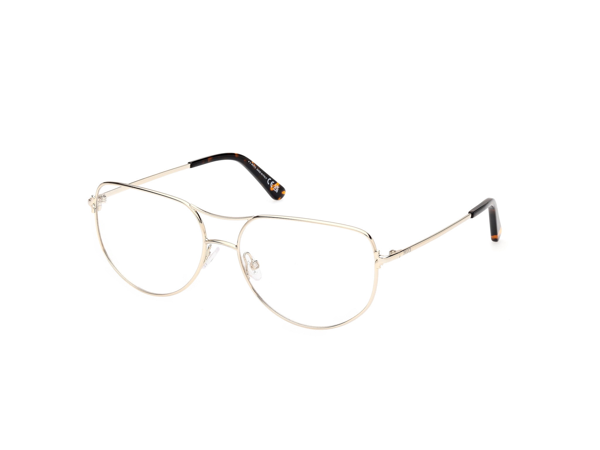 Eyeglasses Emilio Pucci EP 5247 032 Shiny Pale Gold / - Walmart.com