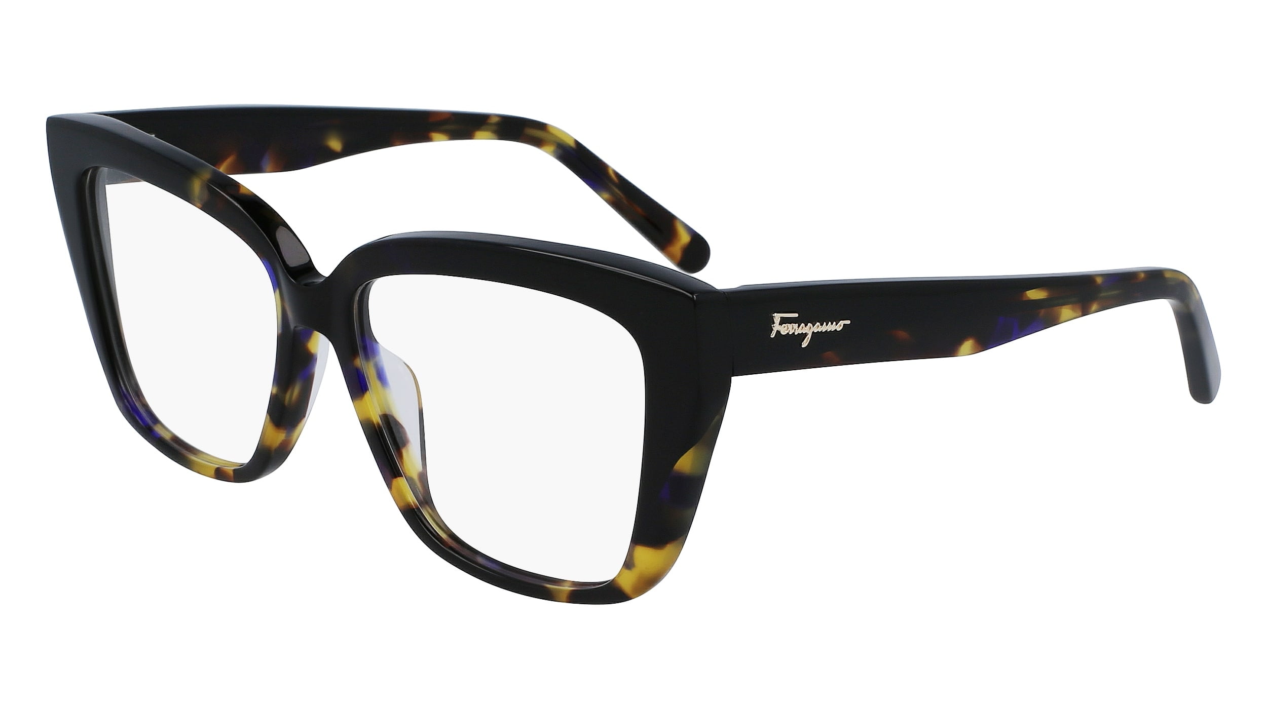 FERRAGAMO Eyeglasses SF 2939 235, Vintage Blue Tortoise/Black ...