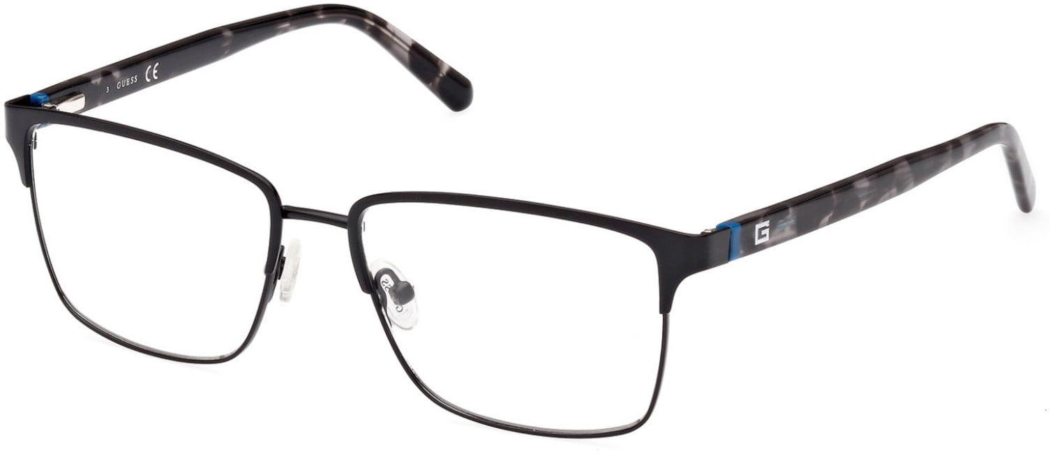 GUESS GU50070-002-54 Eyeglasses Size 54mm 16mm 145mm black Men ...