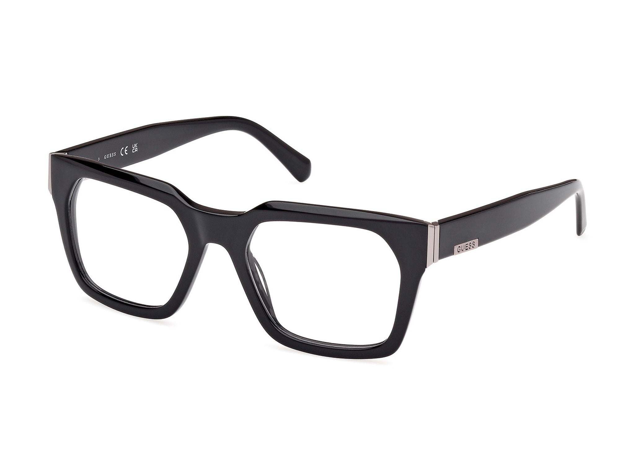 Eyeglasses Guess GU 50188 001 Shiny Black / - Walmart.com