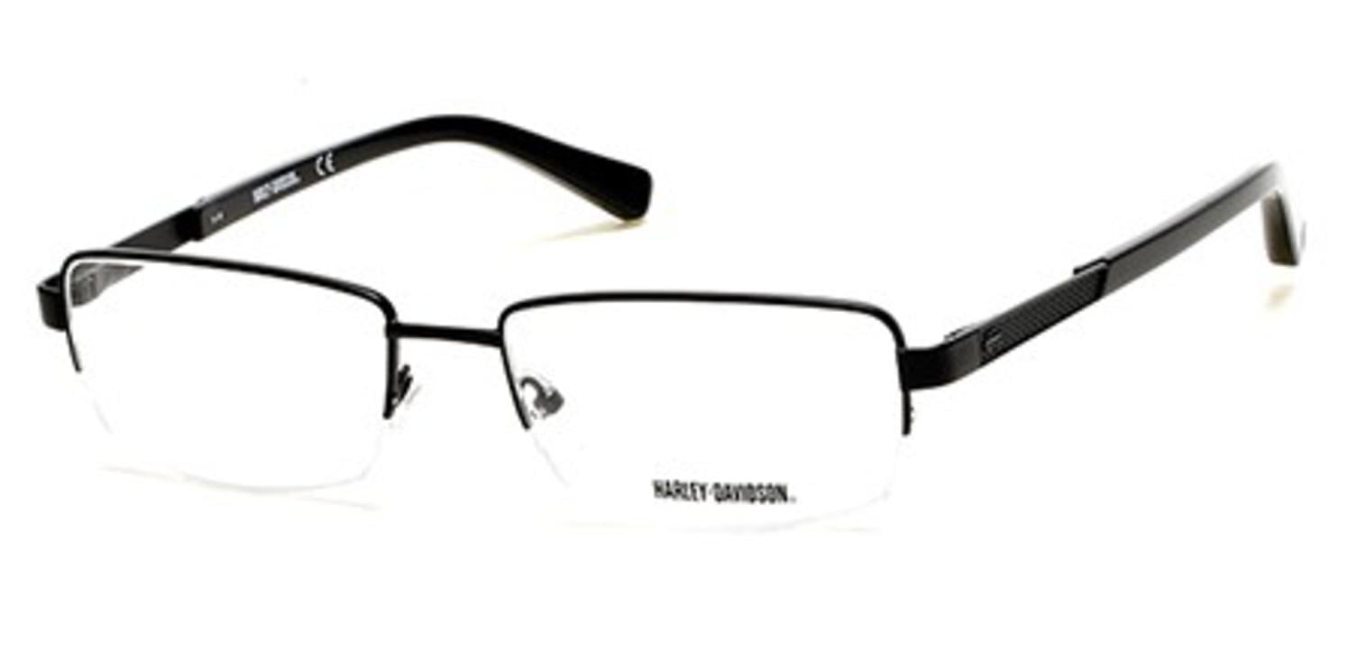 Luxury Eyewear Harley-Davidson HD 0144 Eyeglasses - Matte Black Acetate ...