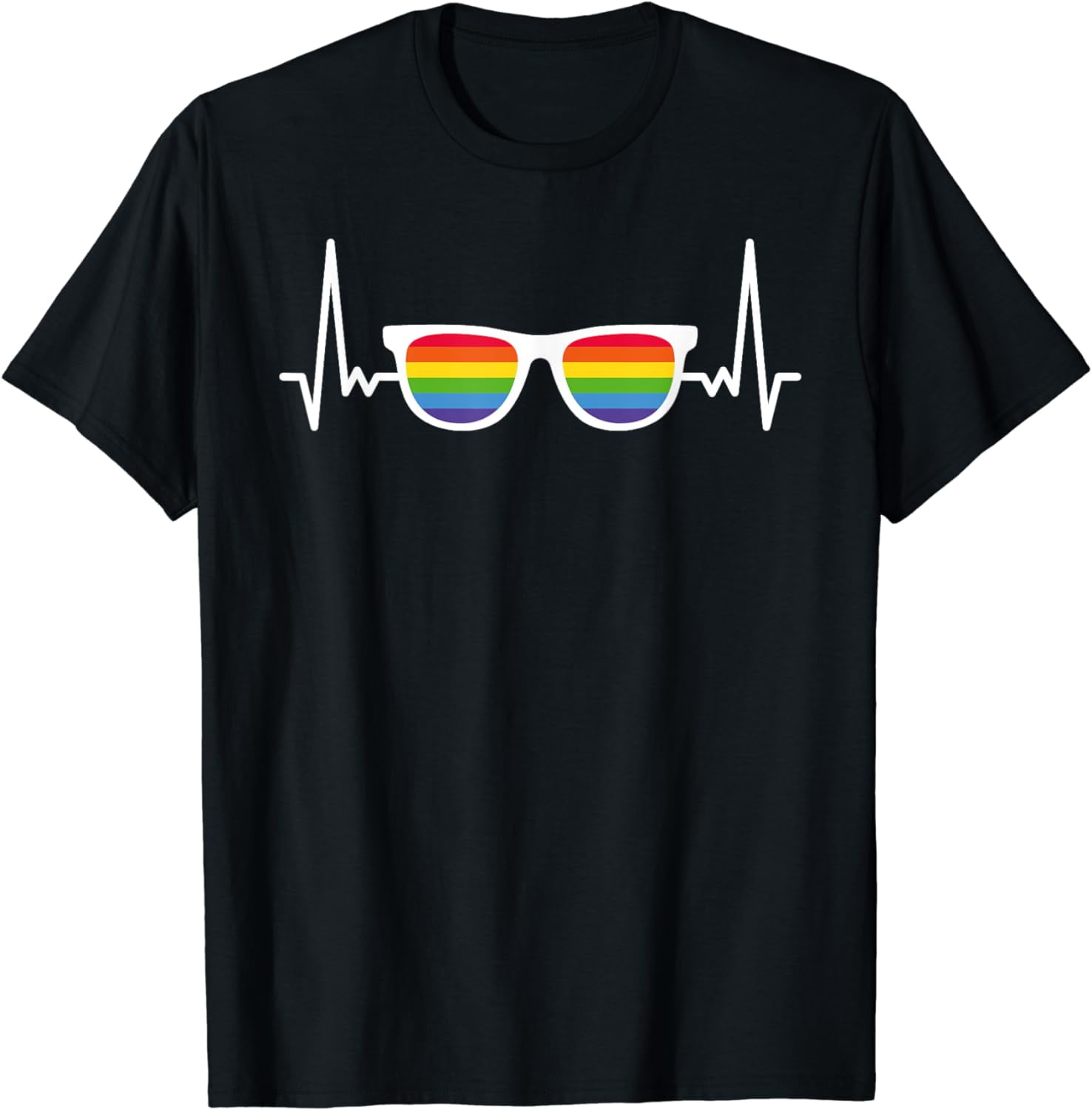 Eyeglasses Heartbeat Ophthalmology Eye Doctor Optician T-Shirt ...