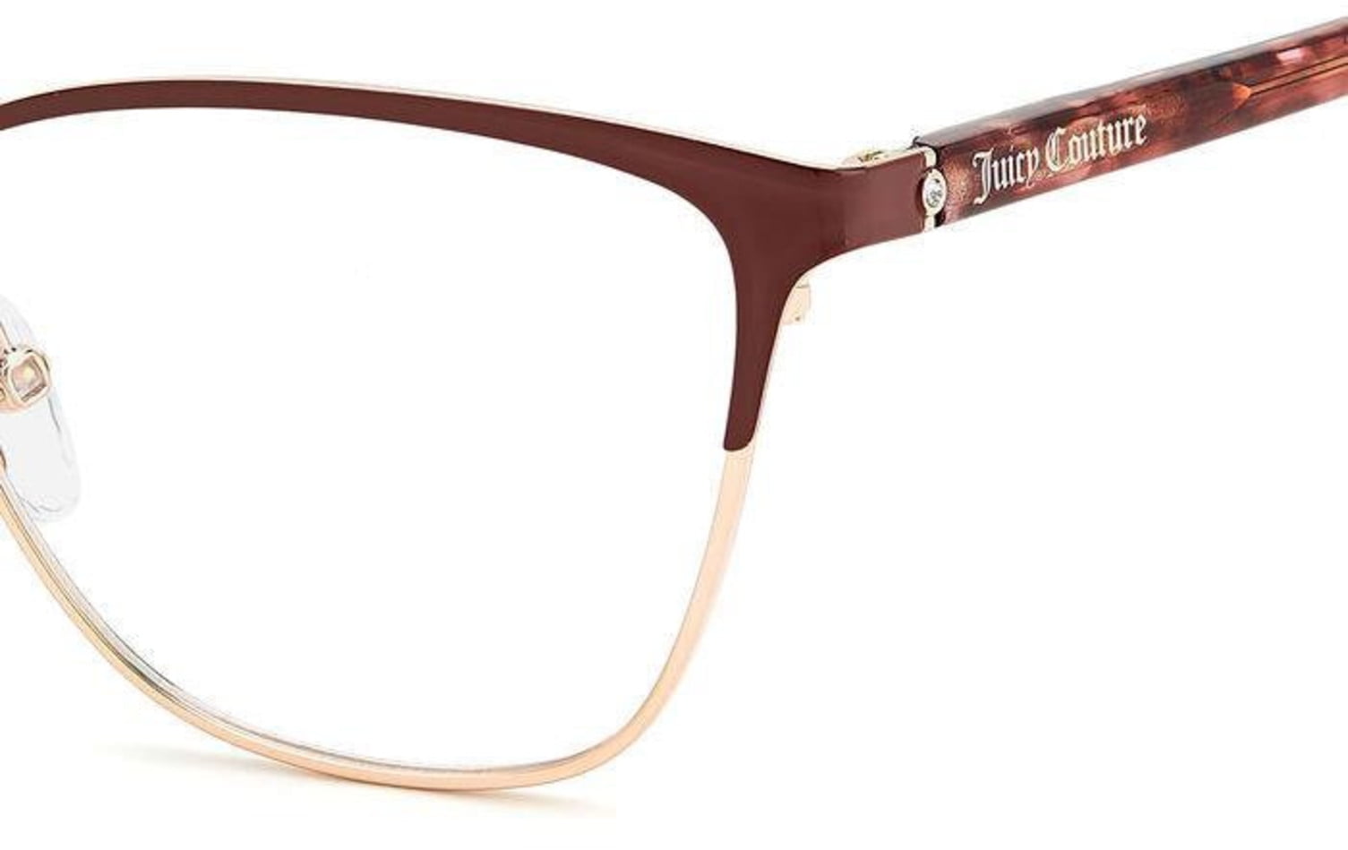 Juicy Couture JU 238/G 0LHF 00 Women's Burgundy Frame Eyeglasses ...