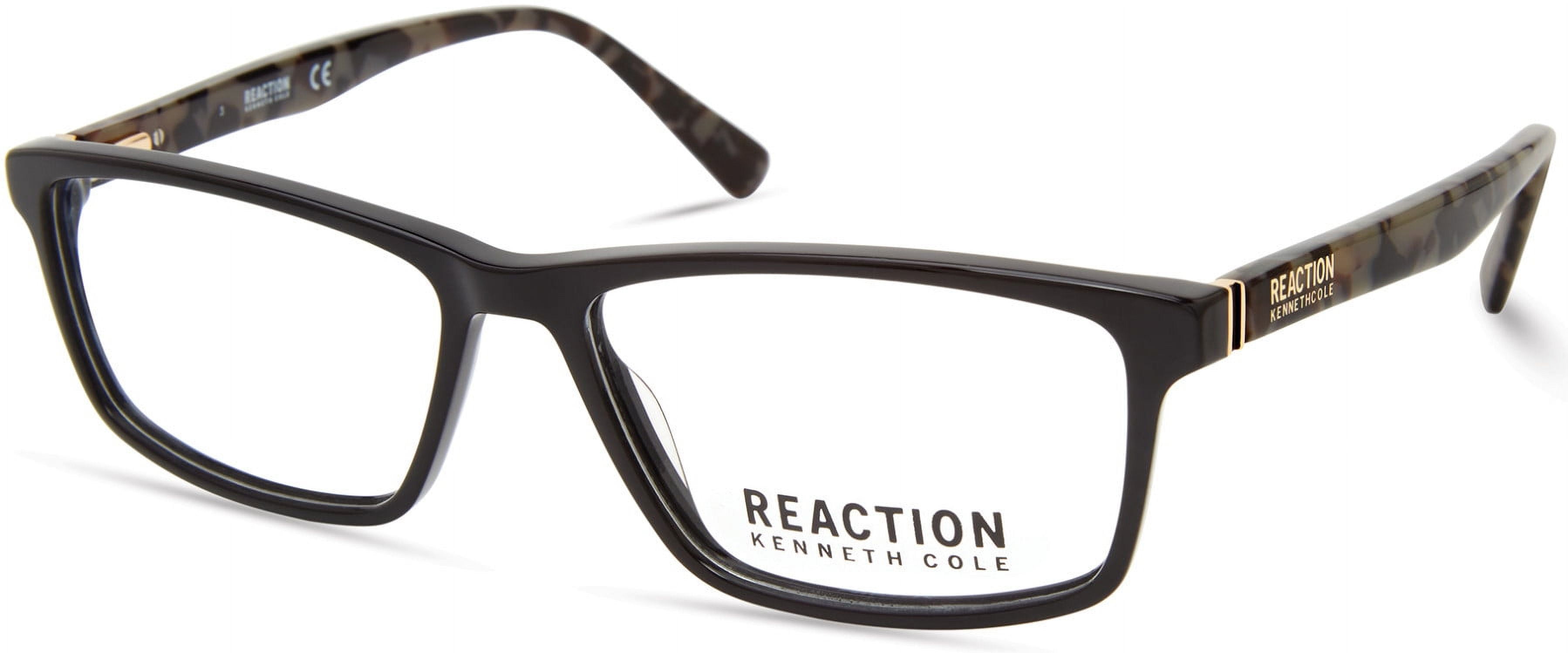 Eyeglasses Kenneth Cole Reaction KC 0886 001 Shiny Black / Coloured ...