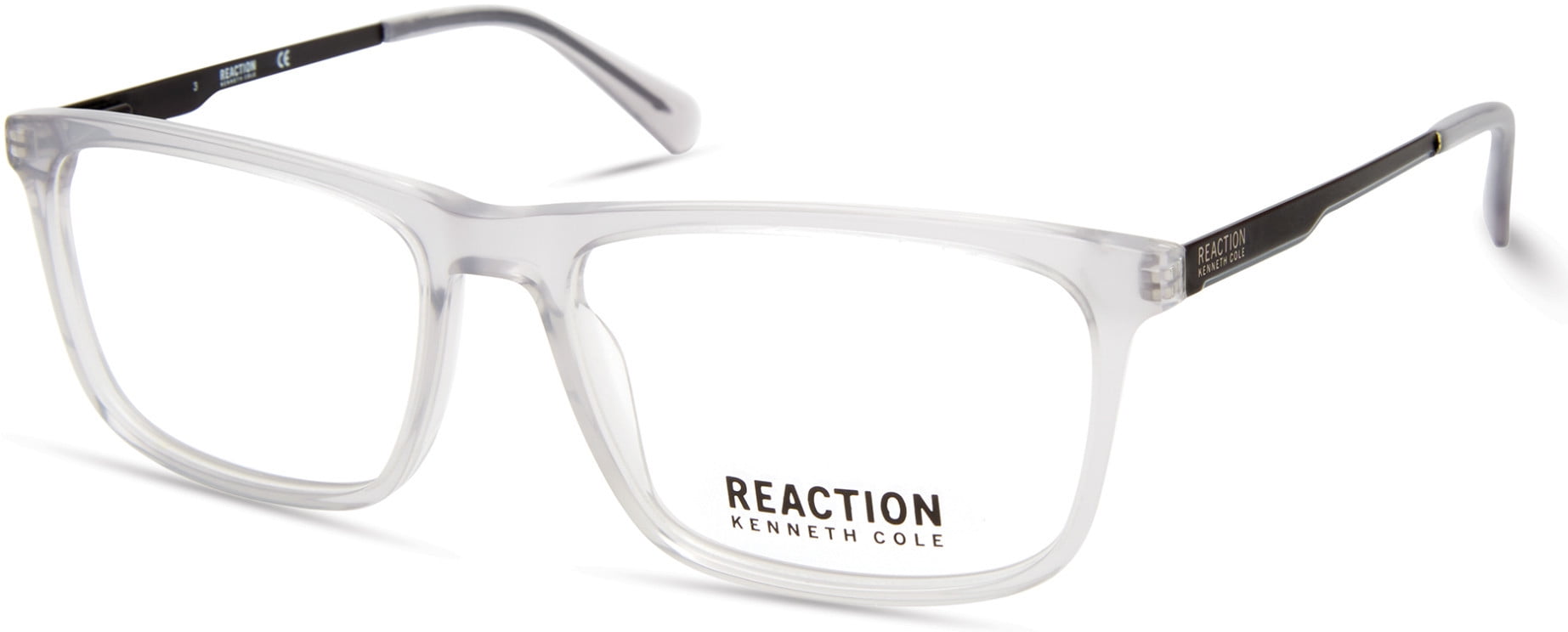 Eyeglasses Kenneth Cole Reaction KC 0893 020 Shiny Grey / Matte Black ...