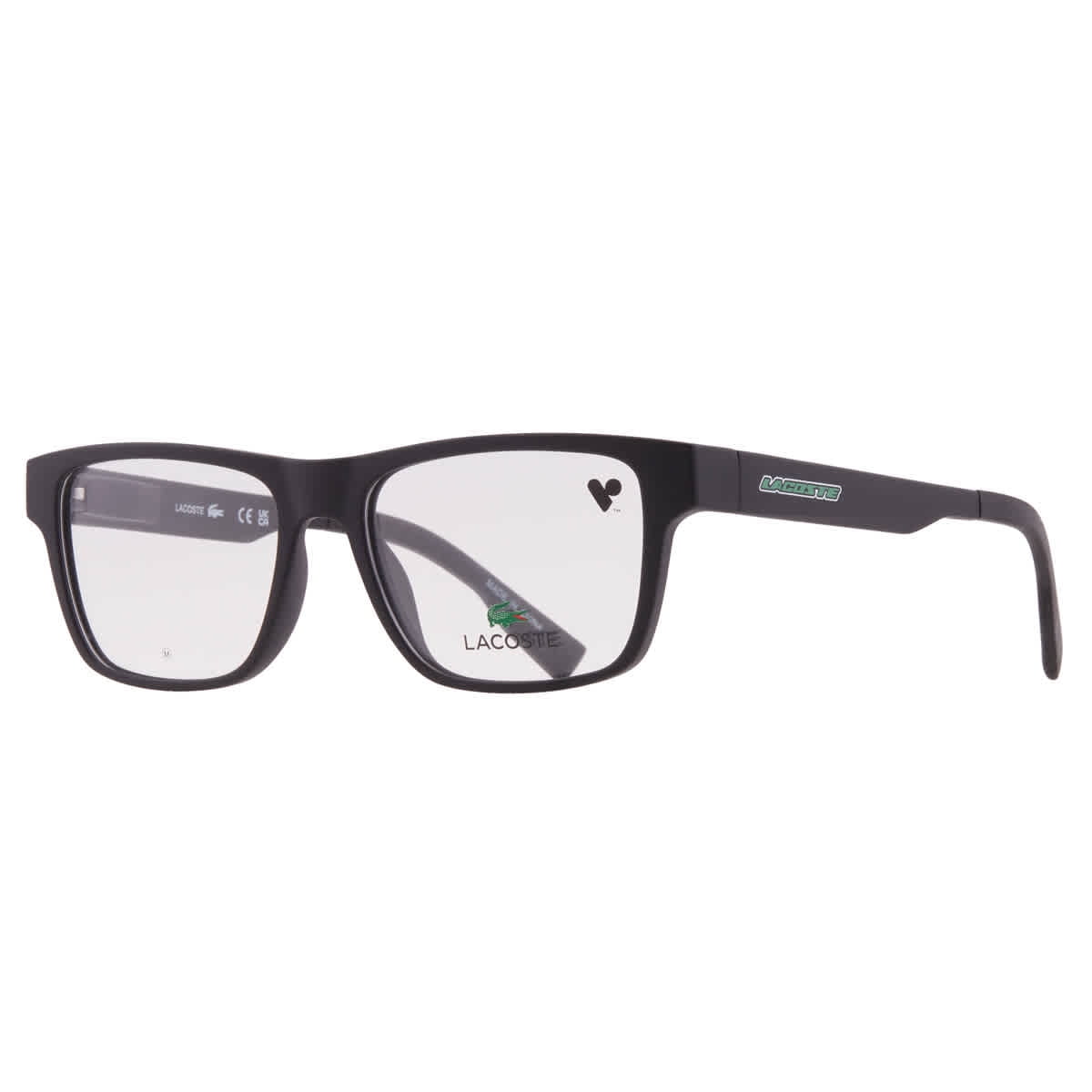Lacoste Demo Square Unisex Eyeglasses L3655 002 49 - Walmart Business ...