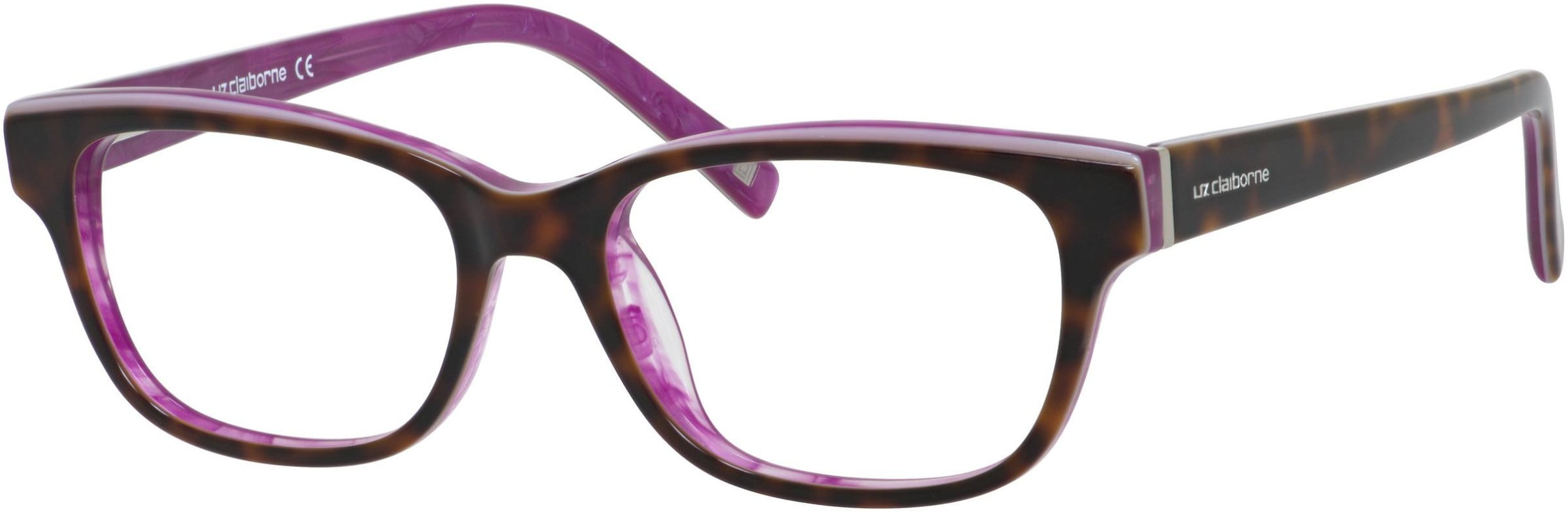 Eyeglasses Liz Claiborne 437 0EC4 Havana Plum / 00 Demo Lens - Walmart.com