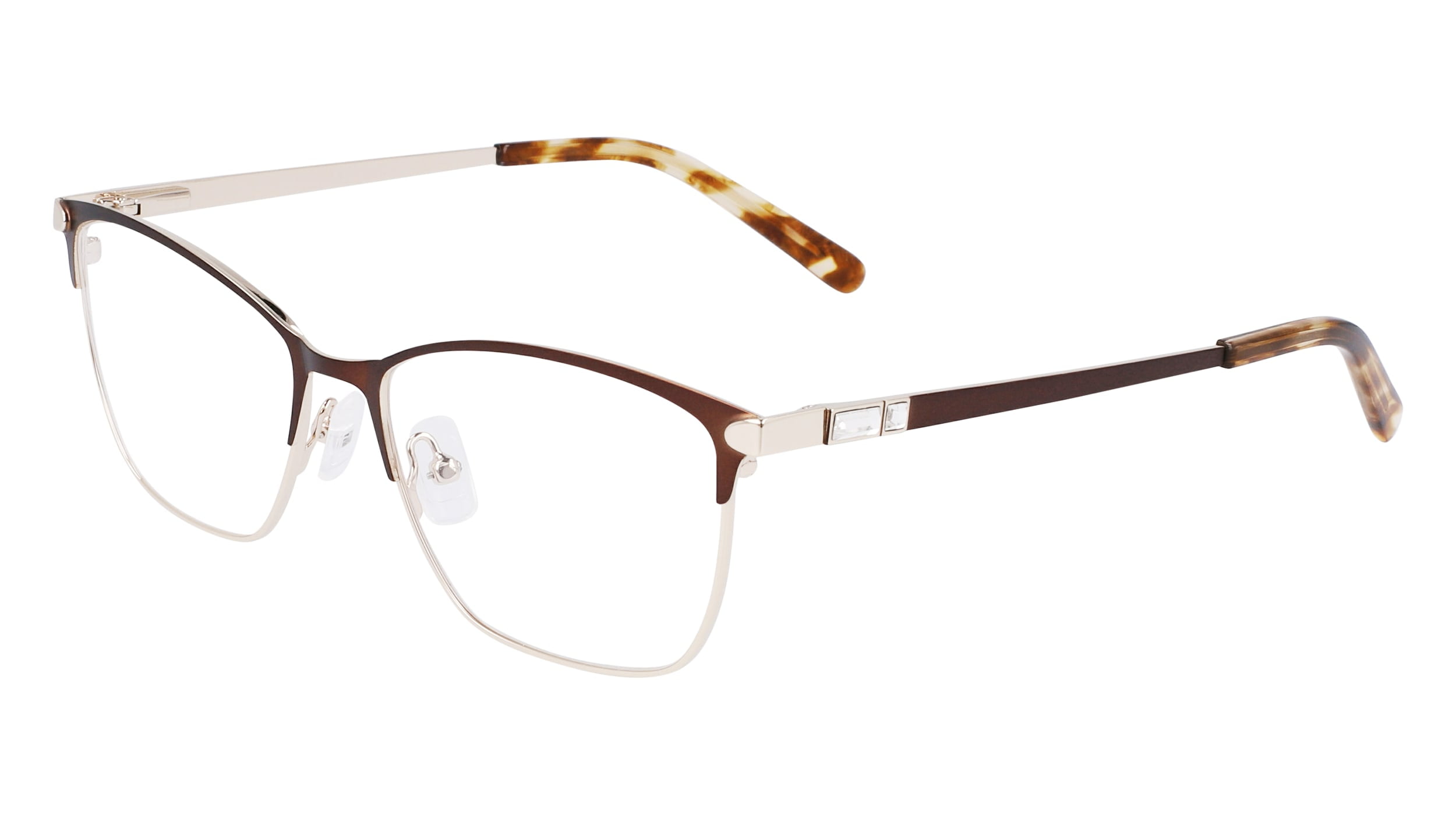 Eyeglasses MARCHON M- 4019 205 Brown Gold - Walmart.com