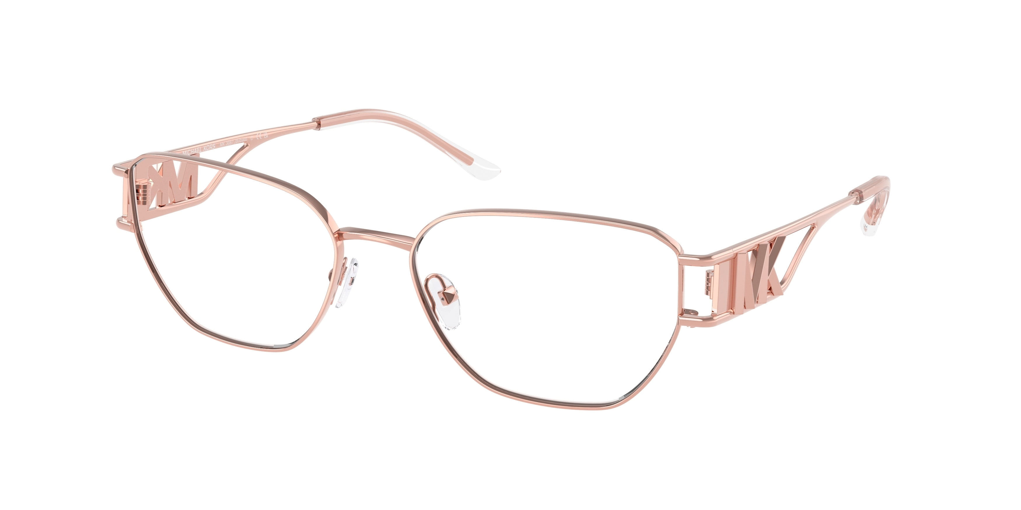 Eyeglasses Michael Kors MK 3087 1108 Bilbao Rose Gold - Walmart.com
