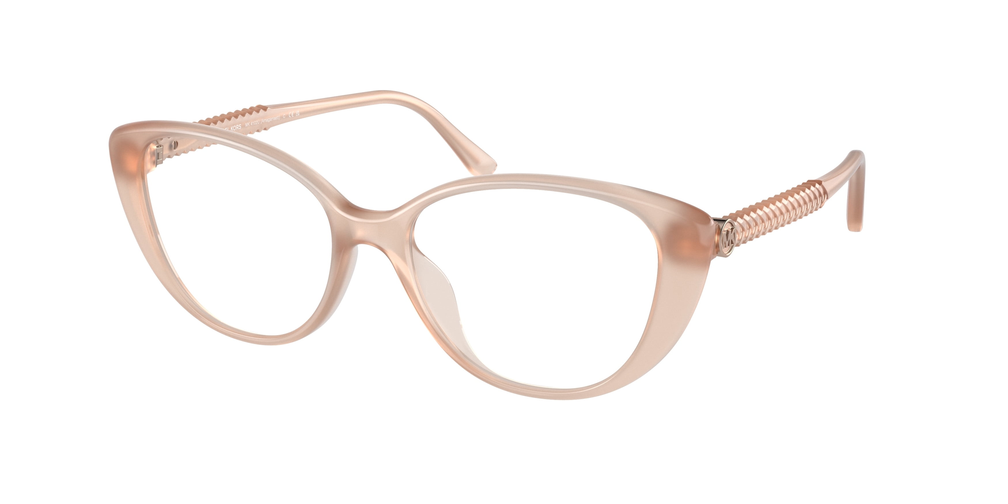 Eyeglasses Michael Kors MK 4102 U 3449 Amagansett Milky Pink - Walmart.com