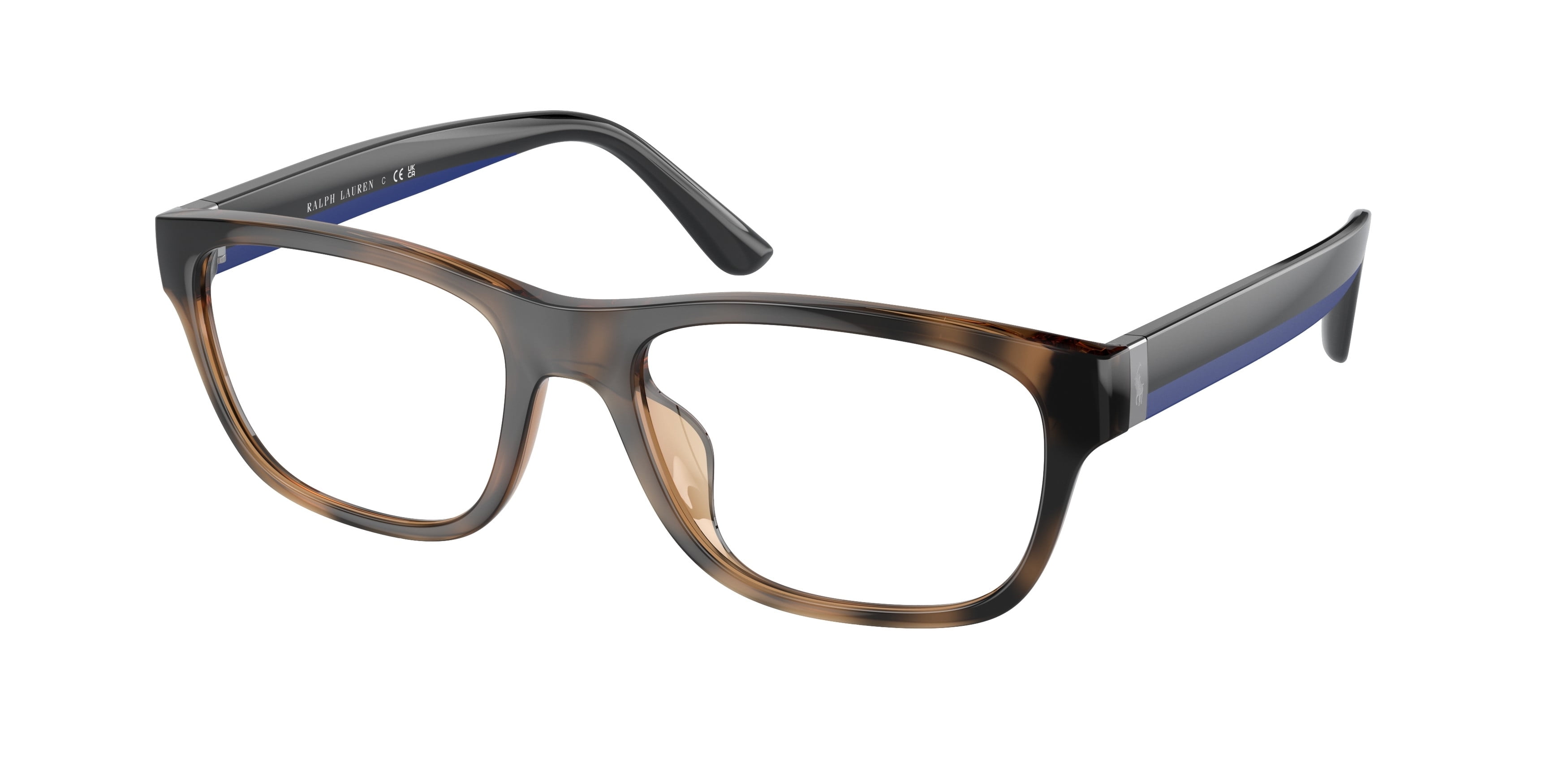 Eyeglasses Polo PH 2263 U 5974 Shiny Havana Brown - Walmart.com