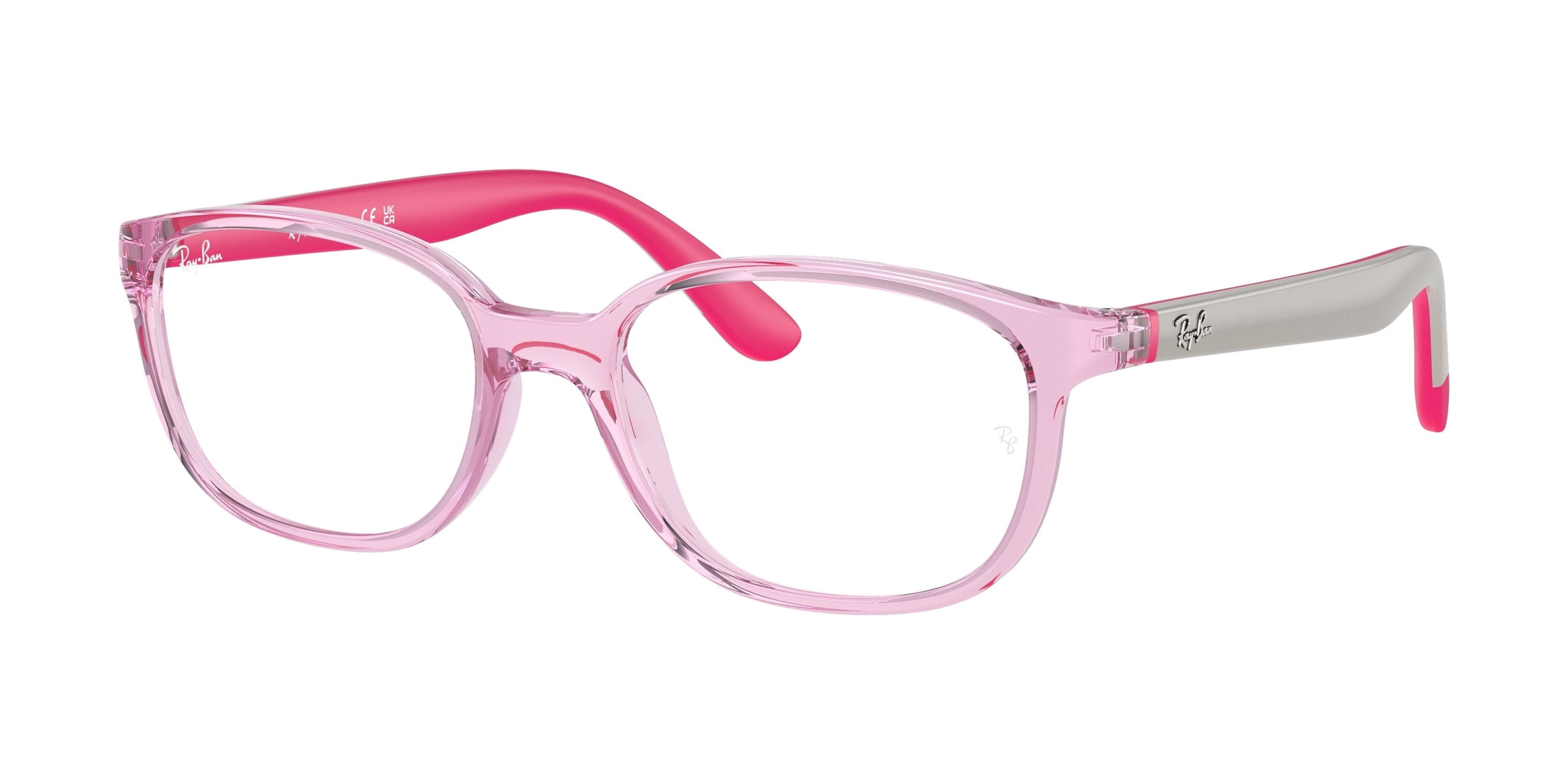 Eyeglasses Ray-Ban Junior Vista RY 1632 3976 Transparent Pink - Walmart.com