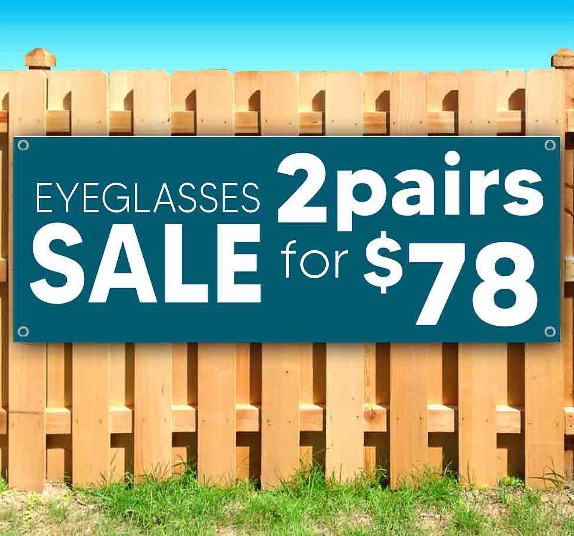 Eyeglasses Sale Customizable 13 oz Banner Heavy-Duty Vinyl Single-Sided ...