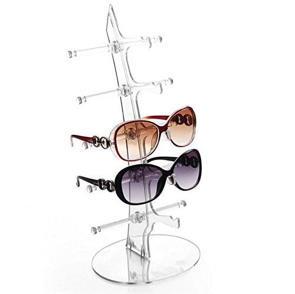 Eyeglasses Sunglasses Storage Display Stand Holder Organizer Case Show ...