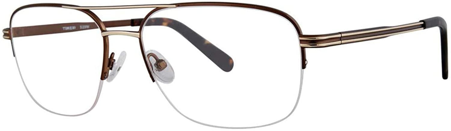 TIMEX 5:20 PM "ITALIAN MAFIA BOSS" STYLE HALF-RIMLESS HOT EYEGLASS ...