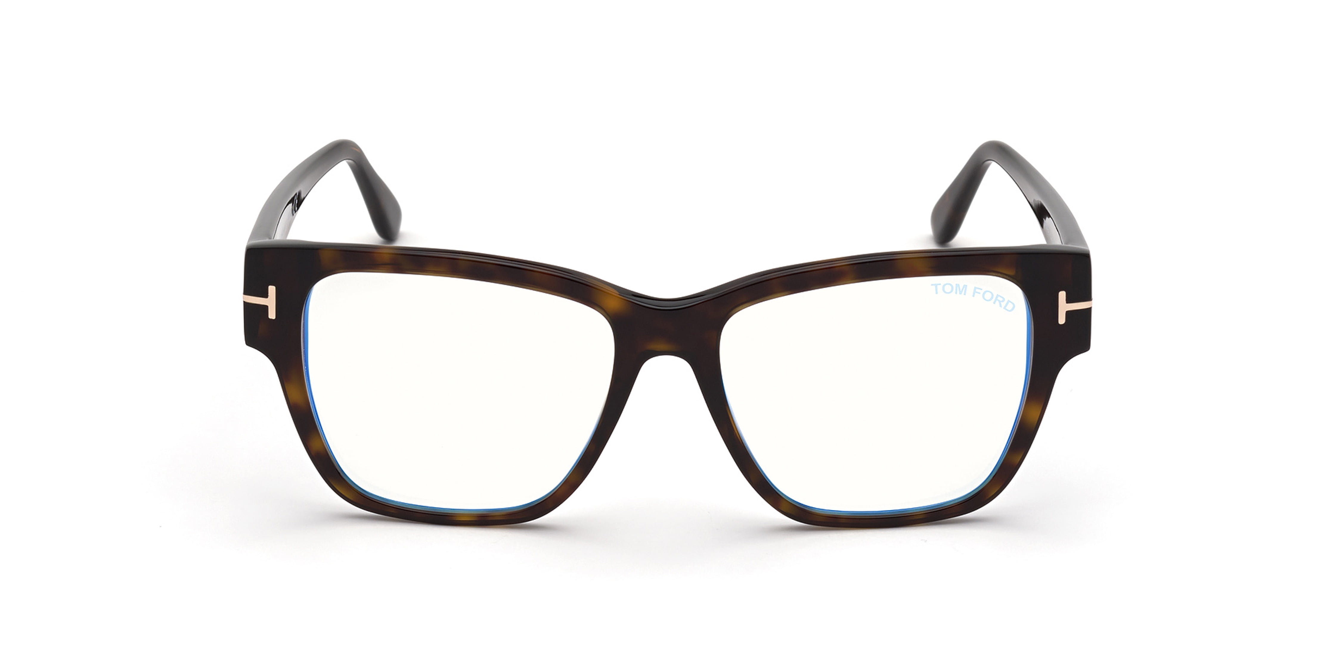 Eyeglasses Tom Ford FT 5745 -B 052 Shiny Classic Dark Havana, "t" Logo ...