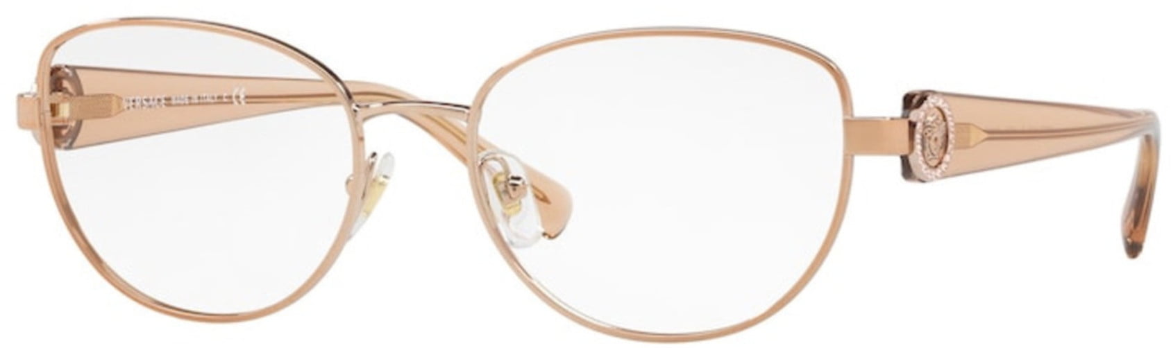 Versace Eyeglass Frames VE 1246 B 1052 in Copper - Walmart.com