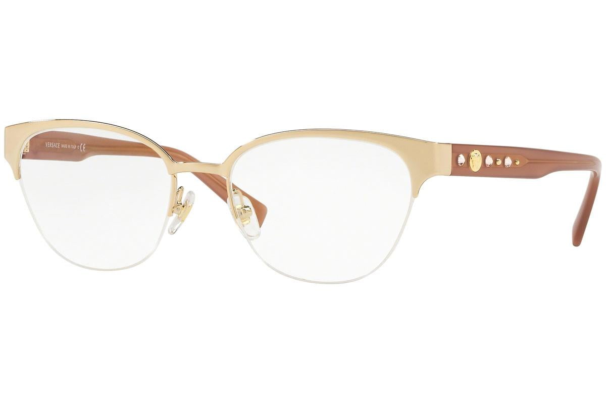 Eyeglasses Versace VE 1255 B 1002 Gold - Walmart.com
