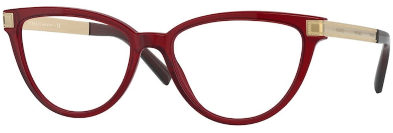 Eyeglasses Versace VE 3271 388 Transparent Red - Walmart.com