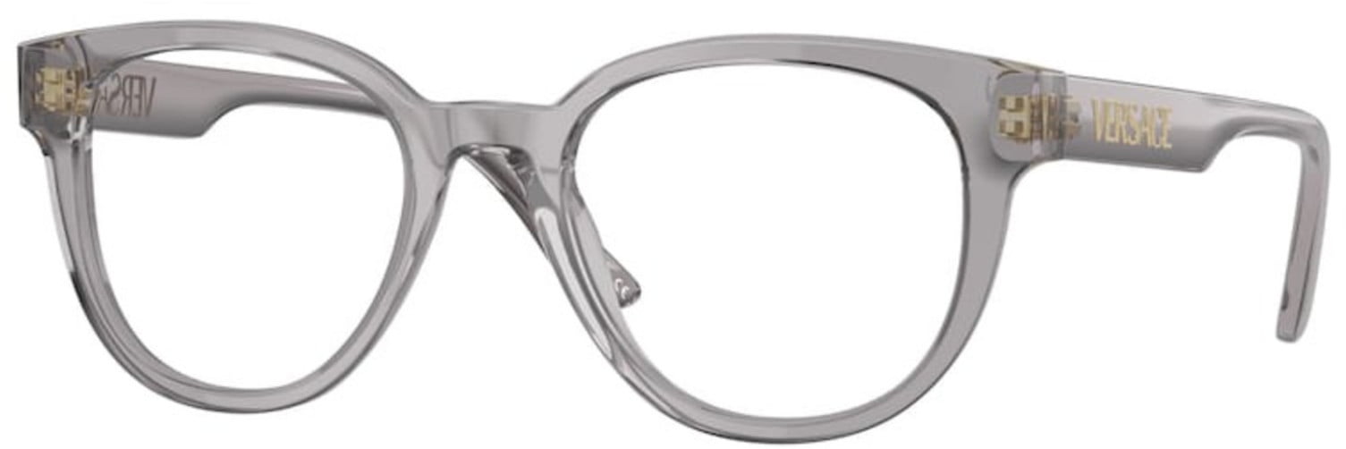 Eyeglasses Versace VE 3317 593 Transparent Grey - Walmart.com