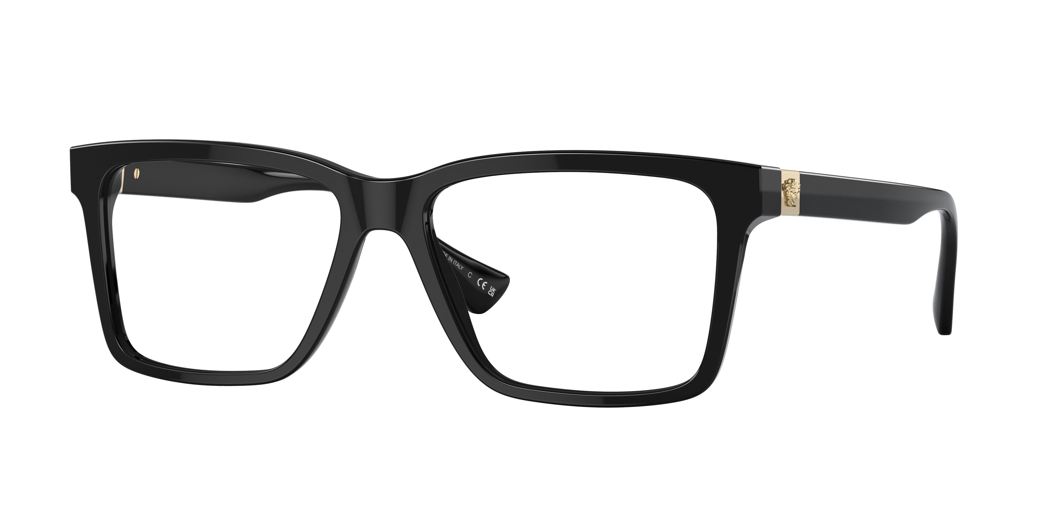 Eyeglasses Versace VE 3328 GB1 Black - Walmart.com