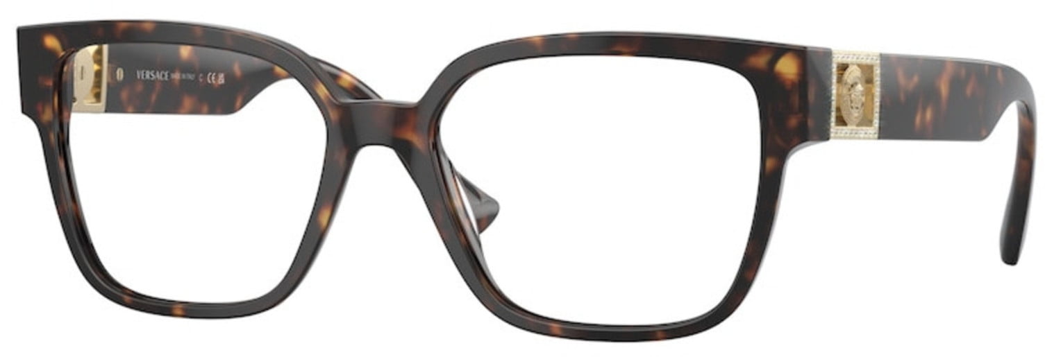 Eyeglasses Versace VE 3329 B 108 Havana - Walmart.com