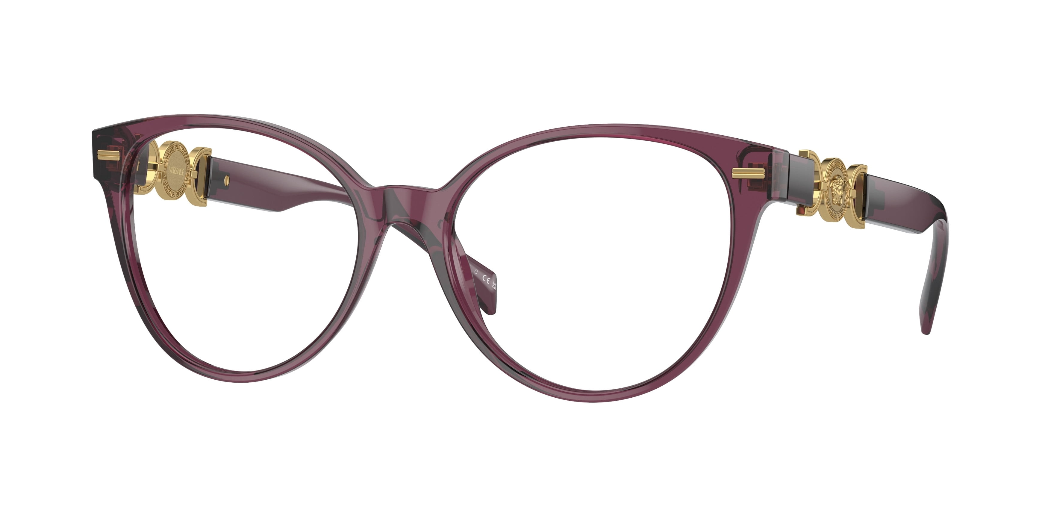 Eyeglasses Versace VE 3334 5220 Transparent Violet - Walmart.com