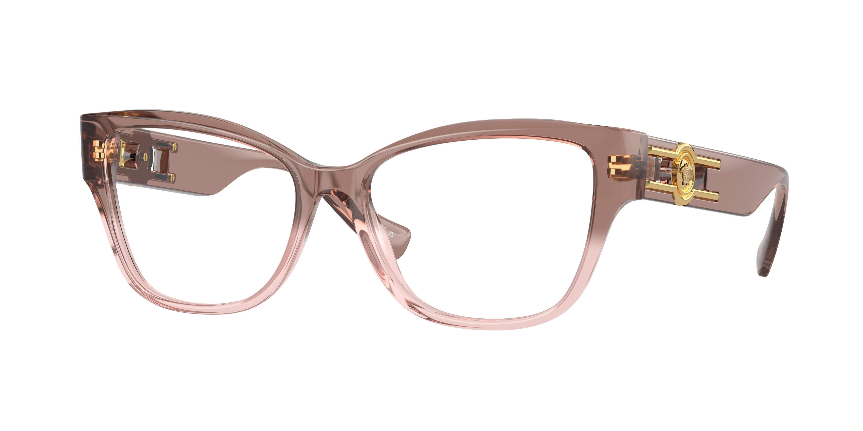Versace ICONIC VE 3347 Plastic Womens Cat-Eye Eyeglasses Transparent ...