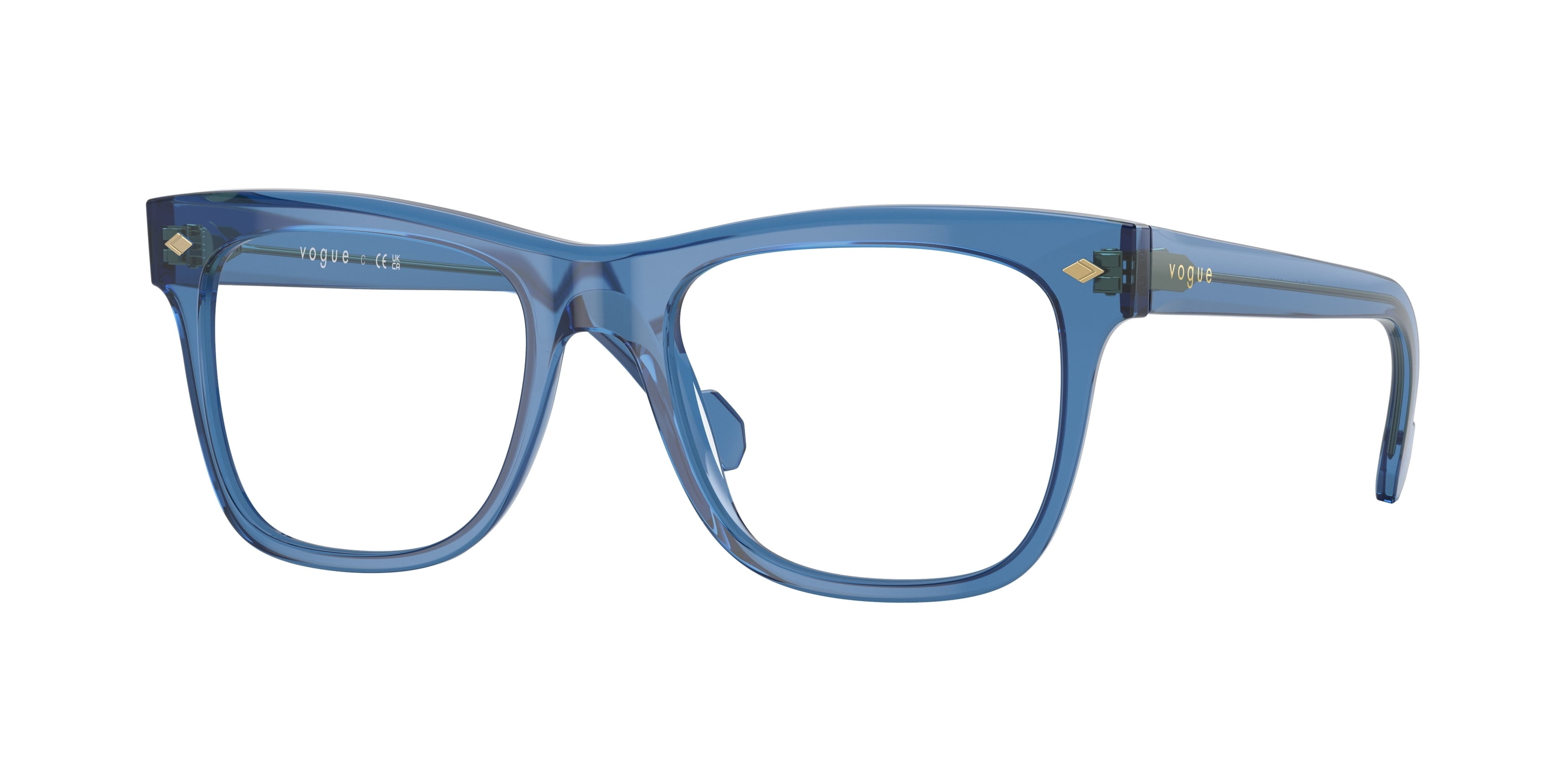 Eyeglasses Vogue VO 5464 2983 Transparent Sea Blue - Walmart.com