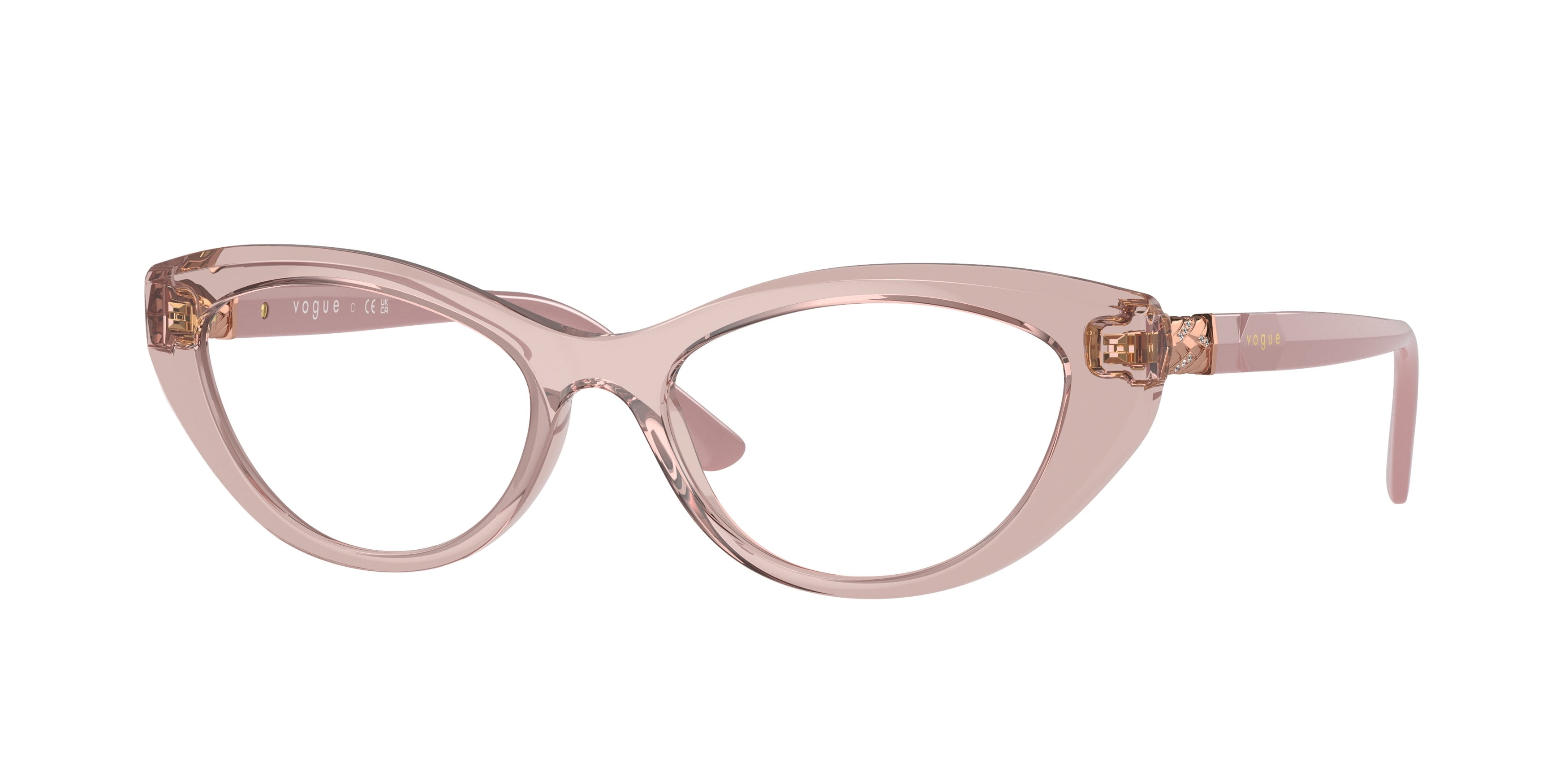 Eyeglasses Vogue VO 5478 B 2763 Transparent Pink - Walmart.com